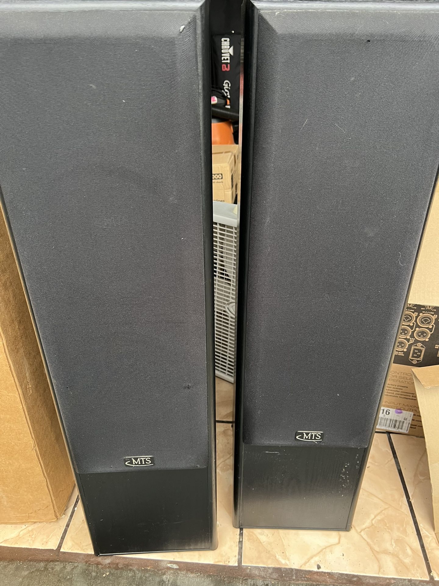 (2) Millennium Theater Systems MTS 2208 Dual 8” Woofer 200w Tower Floor Speakers for Sale in ...