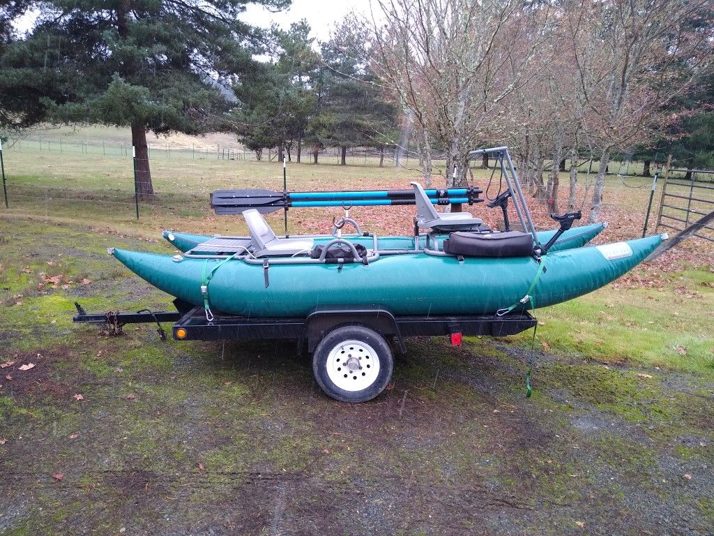 Pontoon , Fishing Raft for Sale in Ridgefield, WA - OfferUp