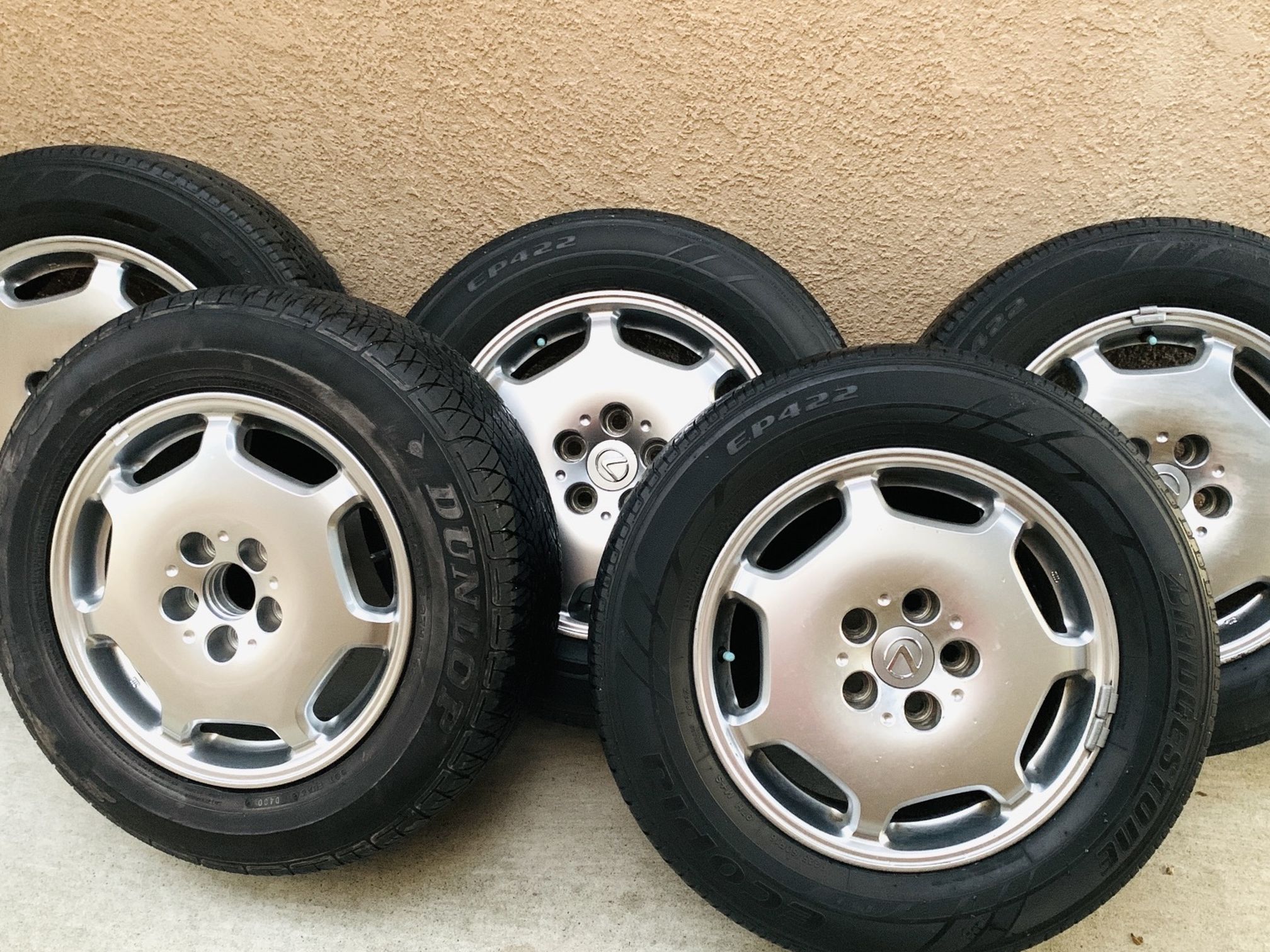 2001-2006 Lexus LS430 OEM 16” 5x114.3 5x Factory wheels/tires Spare ...