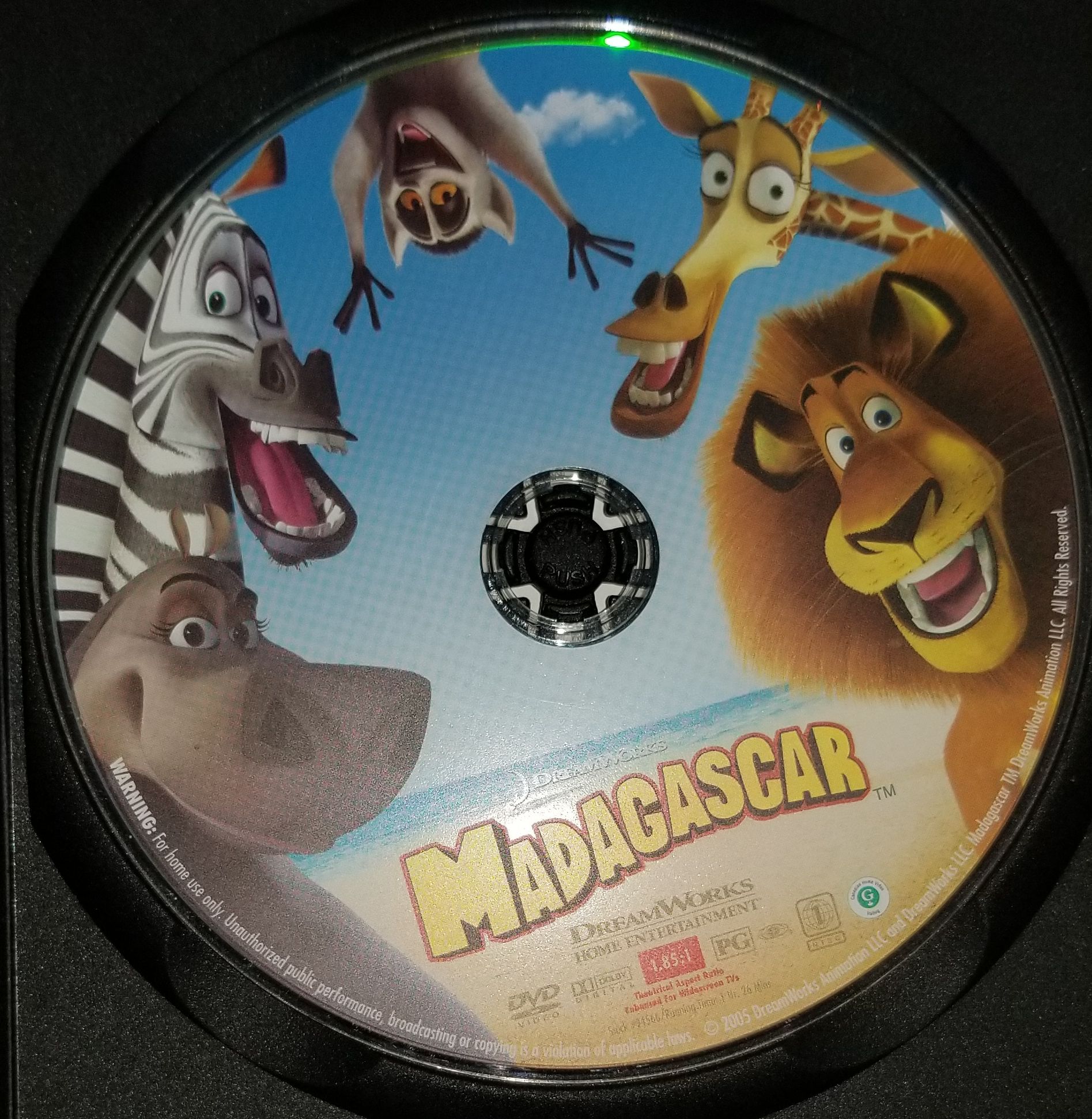 Madagascar Dvd 2005