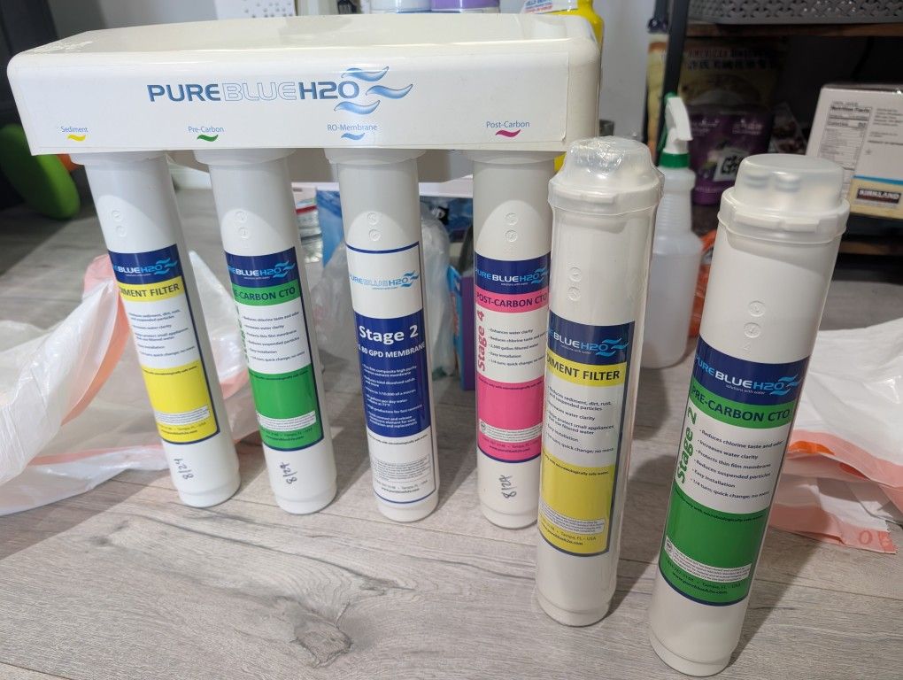 Pure Blue H2O System Reverse Osmosis Water Filtration for Sale in ...