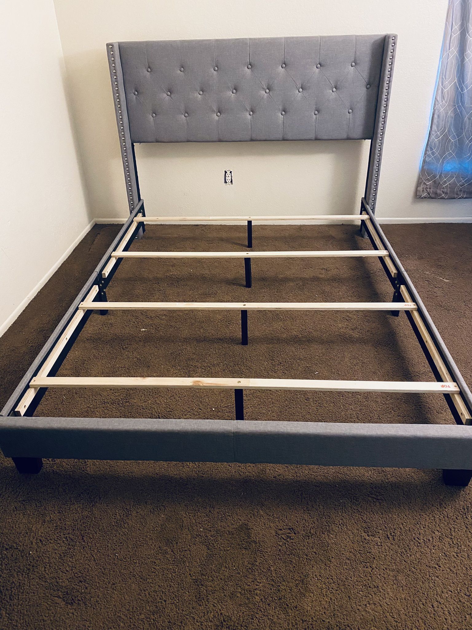 Gray Queen Size BedFrame