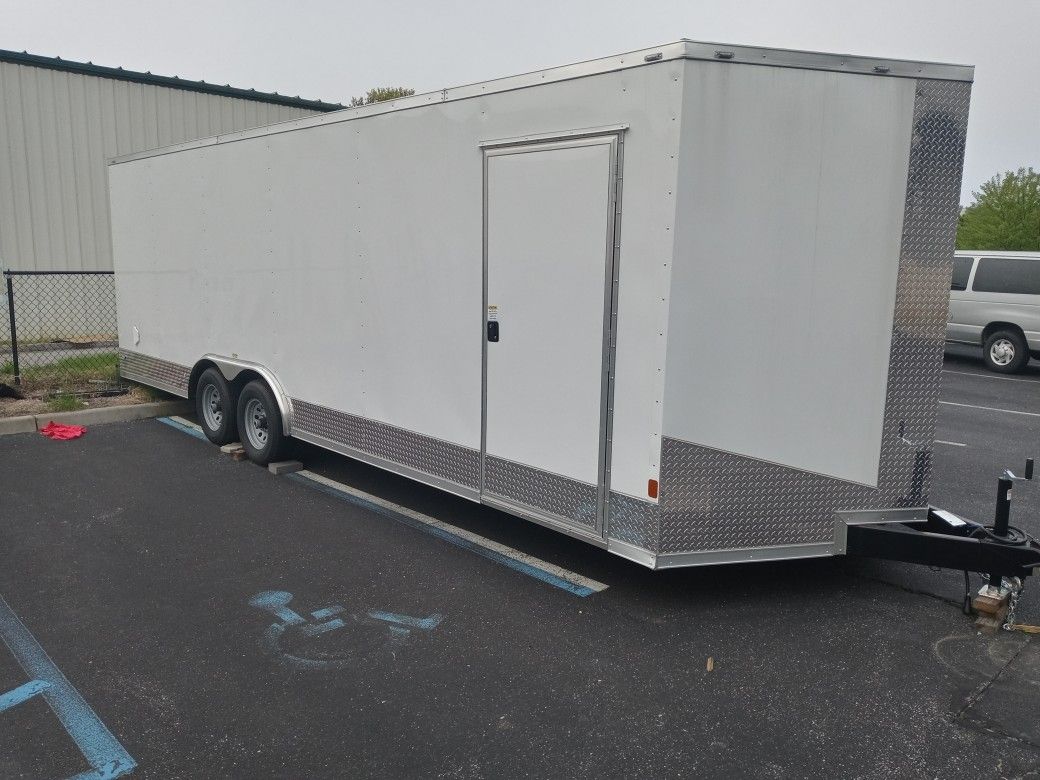 8.5x24ft Enclosed Vnose Trailer Brand New Moving Storage Cargo ...