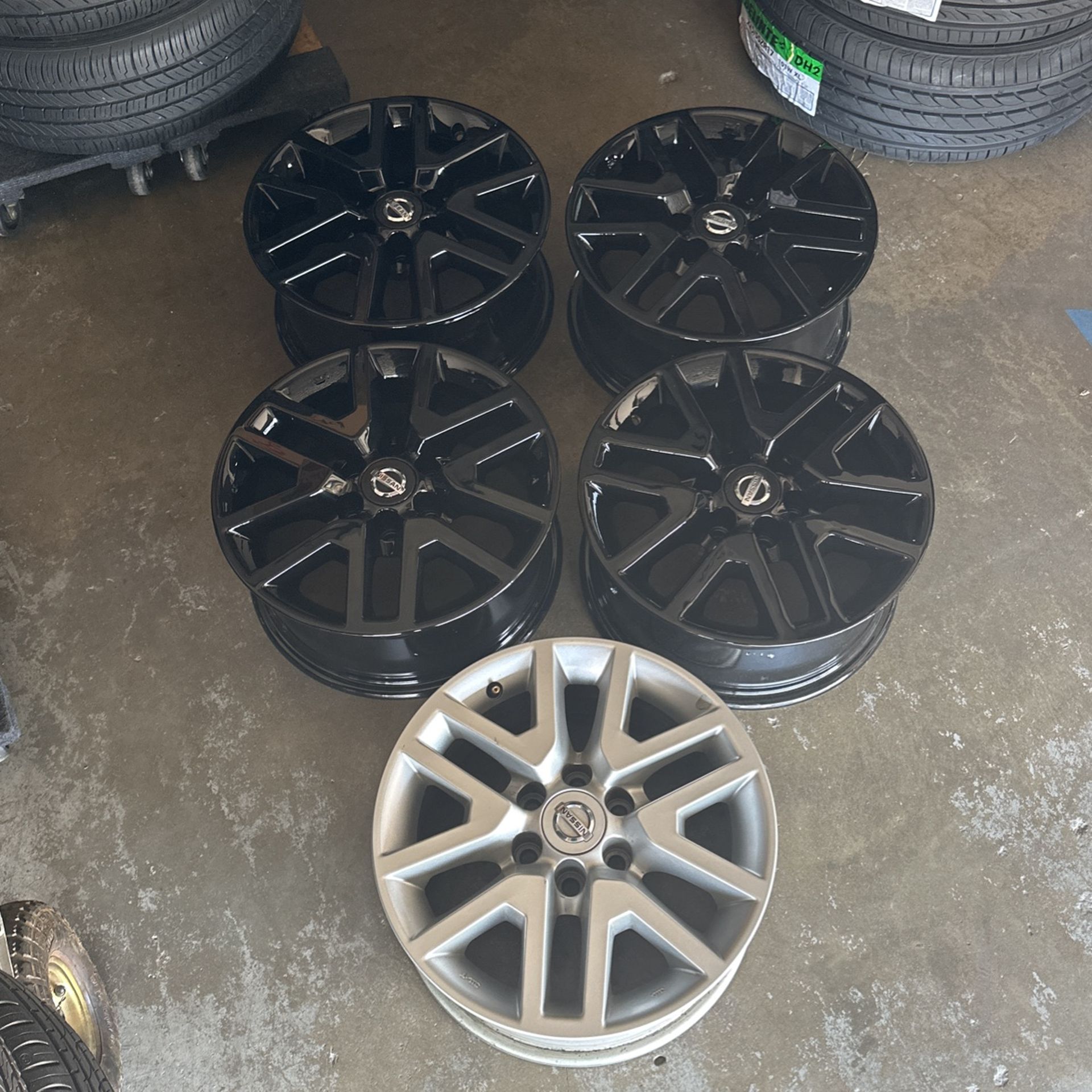 OEM Rims 16” Nissan Frontier Gloss Black ,,,, for Sale in Rialto, CA ...