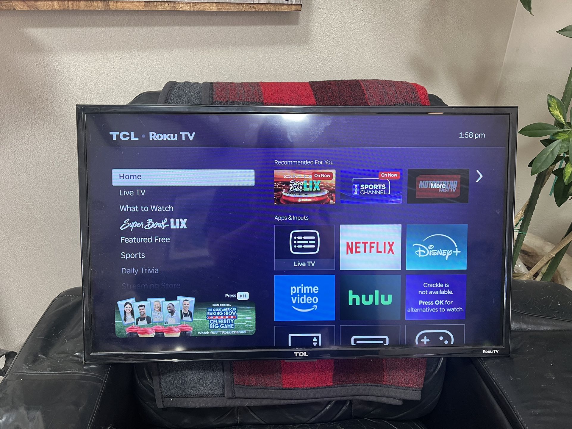 TCL ROKU 32” Tv With Remote for Sale in Los Angeles, CA - OfferUp