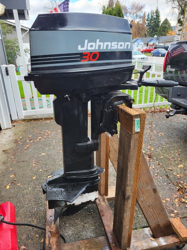 Johnson 30hp 2 Stoke Outboard Motor for Sale in Longview, WA - OfferUp
