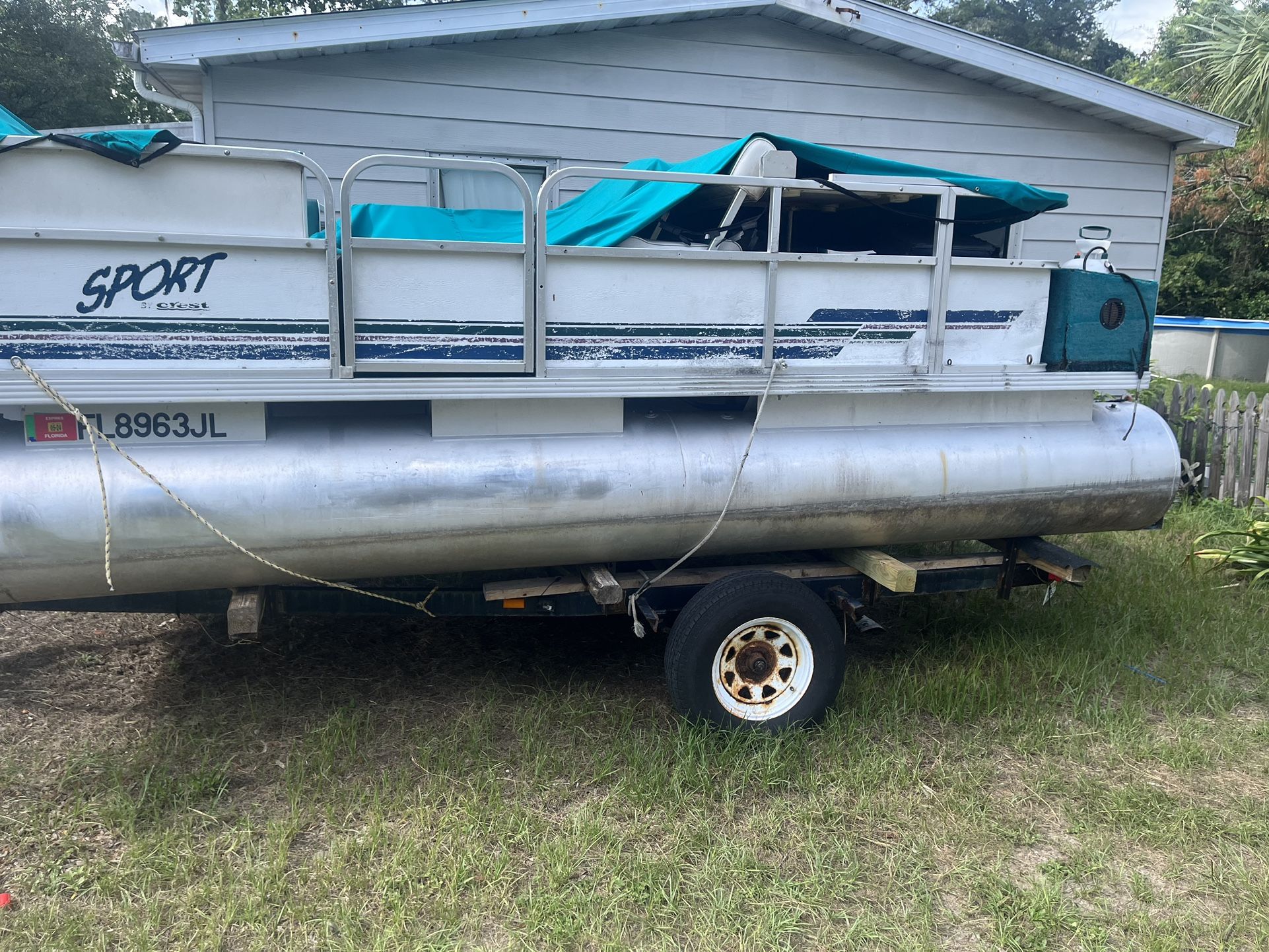 1996 Sweet water sport Pontoon boat for Sale in Dunnellon, FL - OfferUp