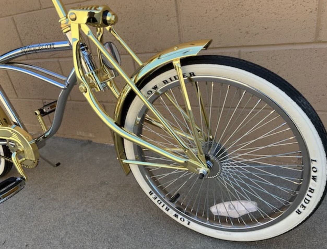 20 Lowrider Chrome Gold Complete Bike Bikes Cycling
