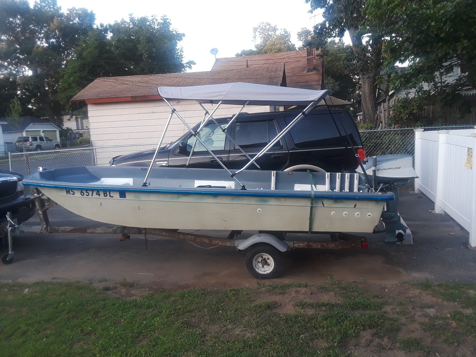 1979 tri hill Sears gamefisher 1961 evenrude for Sale in Springfield ...