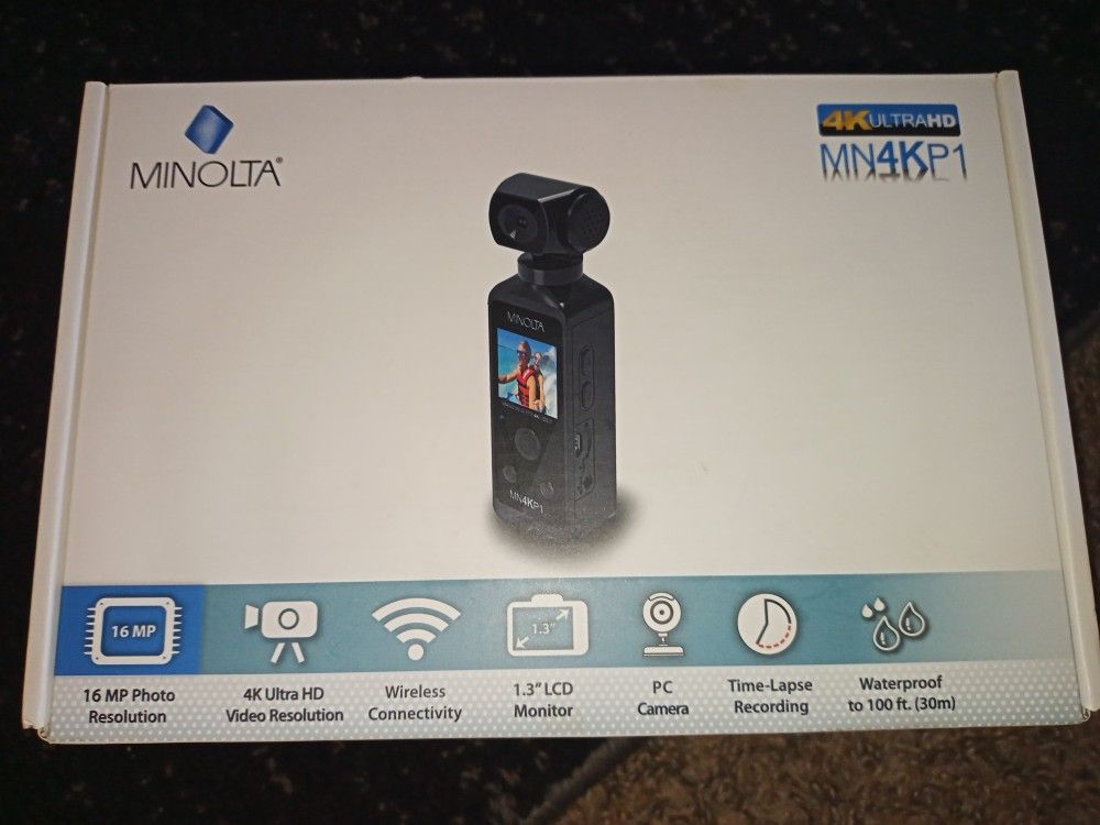 Minolta 4K Mini Camcorder for Sale in Haysville, KS - OfferUp