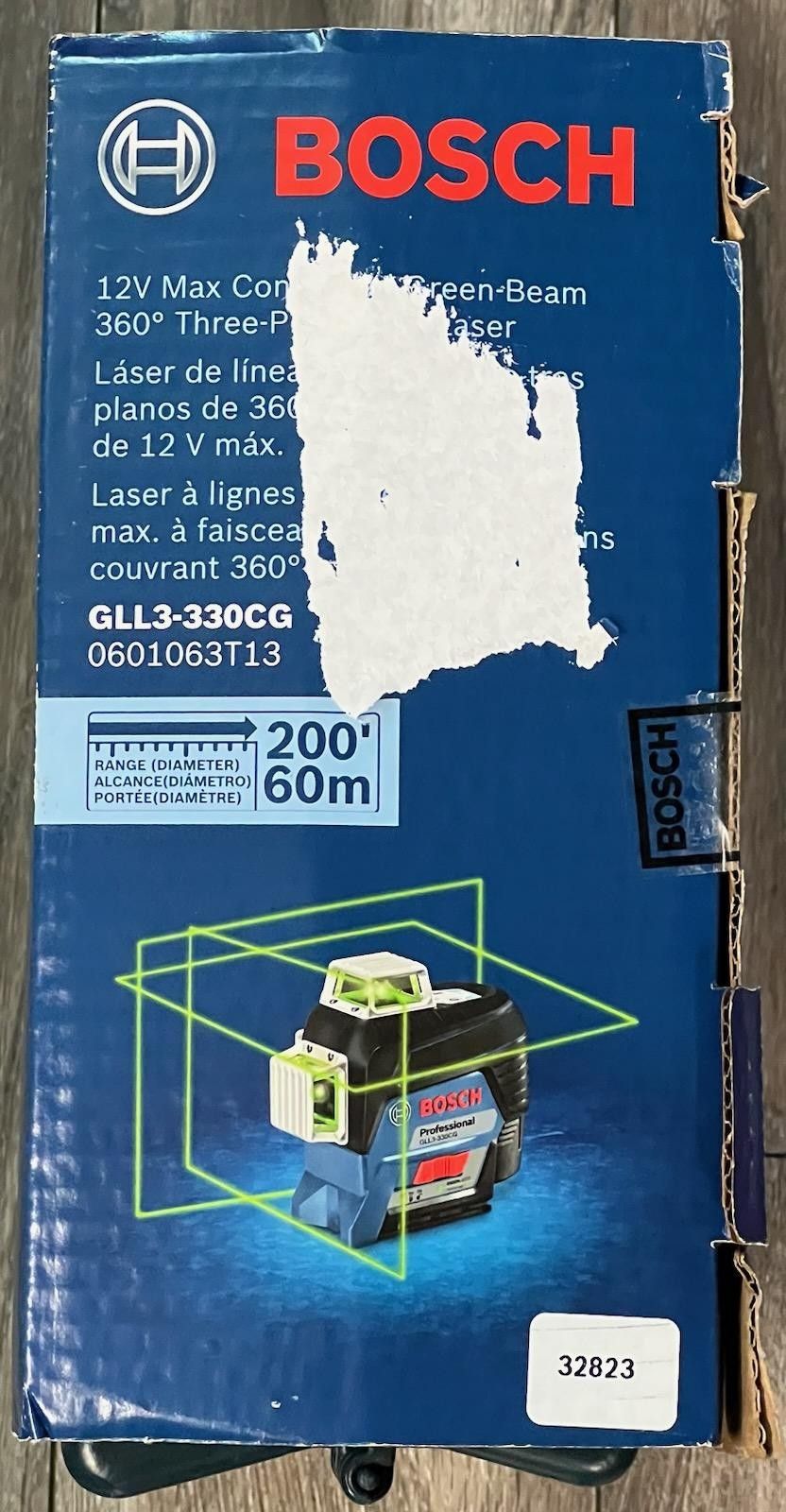 Bosch (GLL3-330CG) Connected Green-Beam Three-Plane Leveling And ...