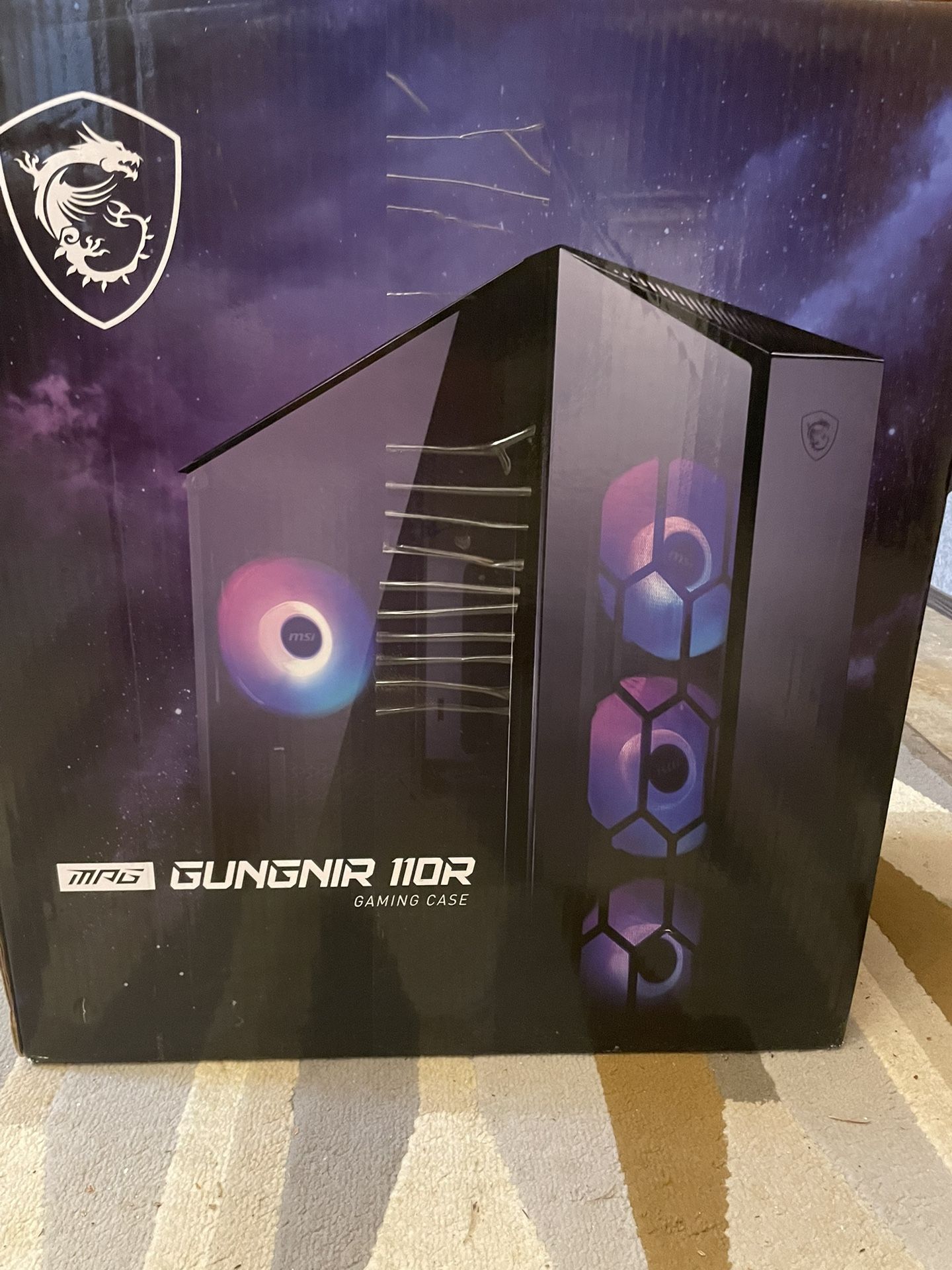 MSI Gungnir 110R Mid-Tower PC Case - Never Opened for Sale in Tigard ...