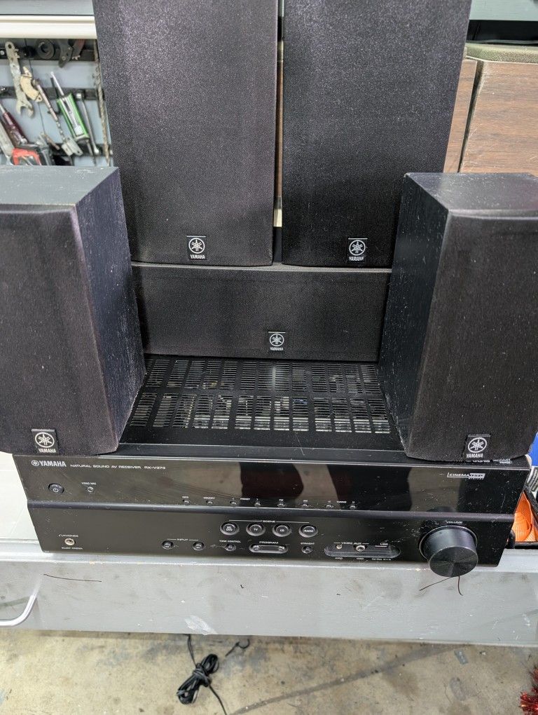 Yamaha RX-V373 5.1 Channel With Speakers for Sale in Riverside, CA ...
