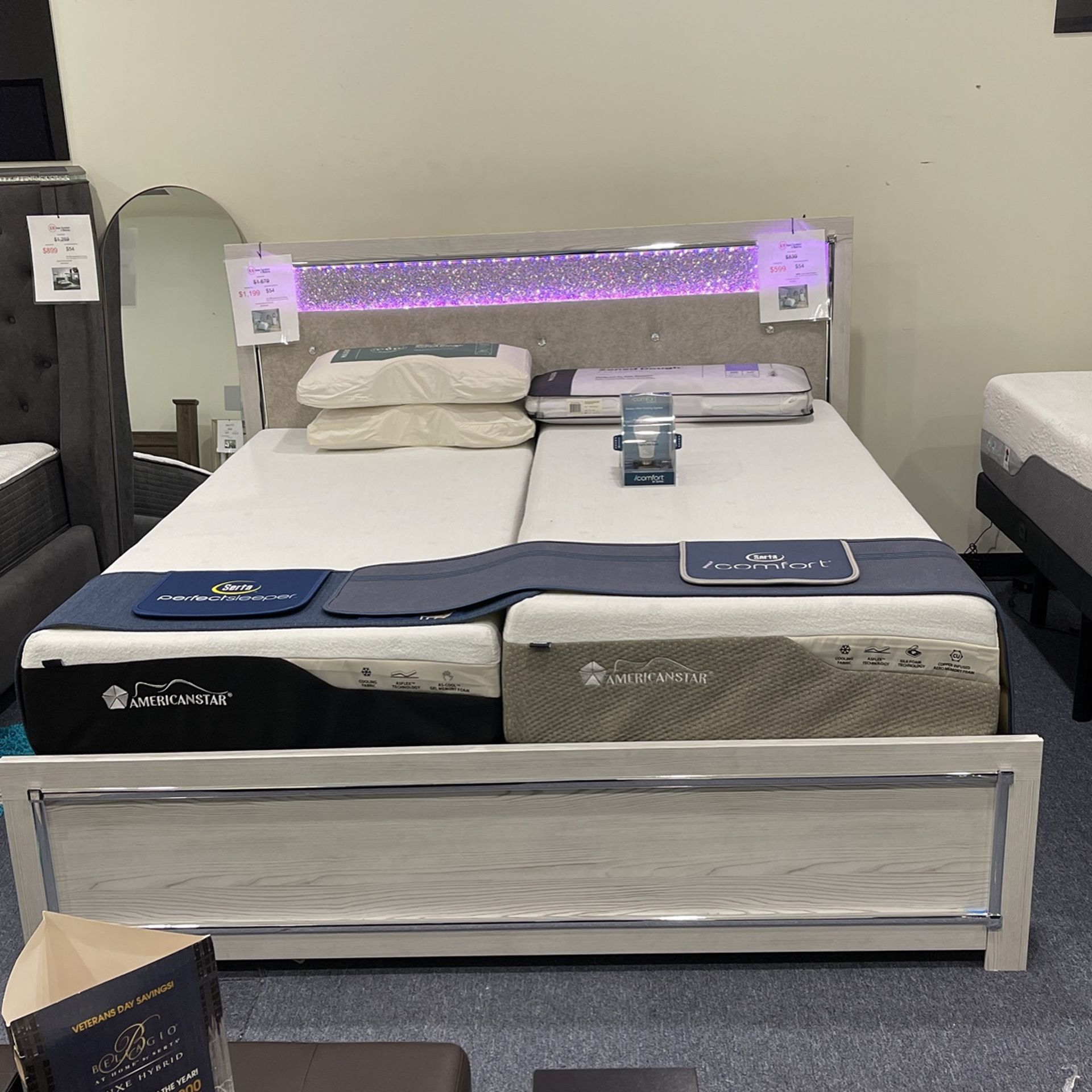 Brand New King White Bed TAKE IT HOME TODAY - ADDITIONAL 20% OFF for ...