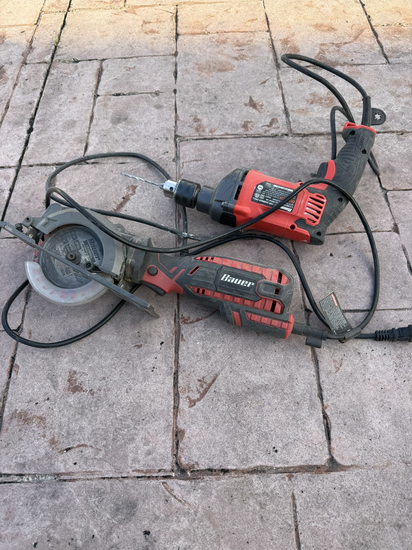 Bauer angle grinder and corded drill for Sale in Miami, FL - OfferUp