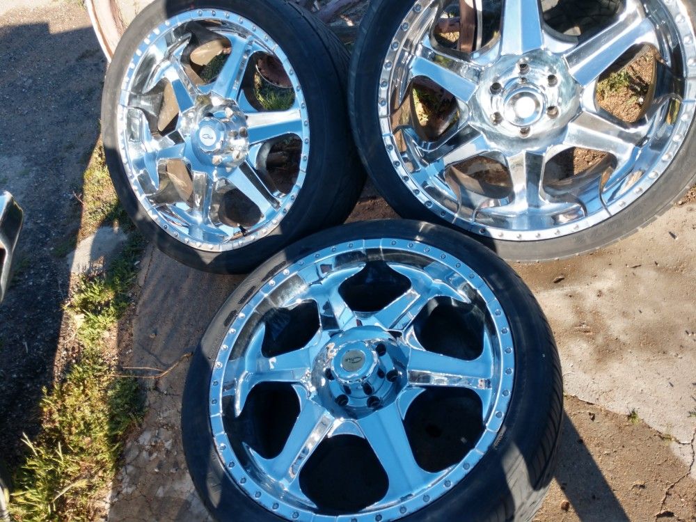 24-in Geo 6 Lug Rims (Set Of 4) for Sale in Hesperia, CA - OfferUp