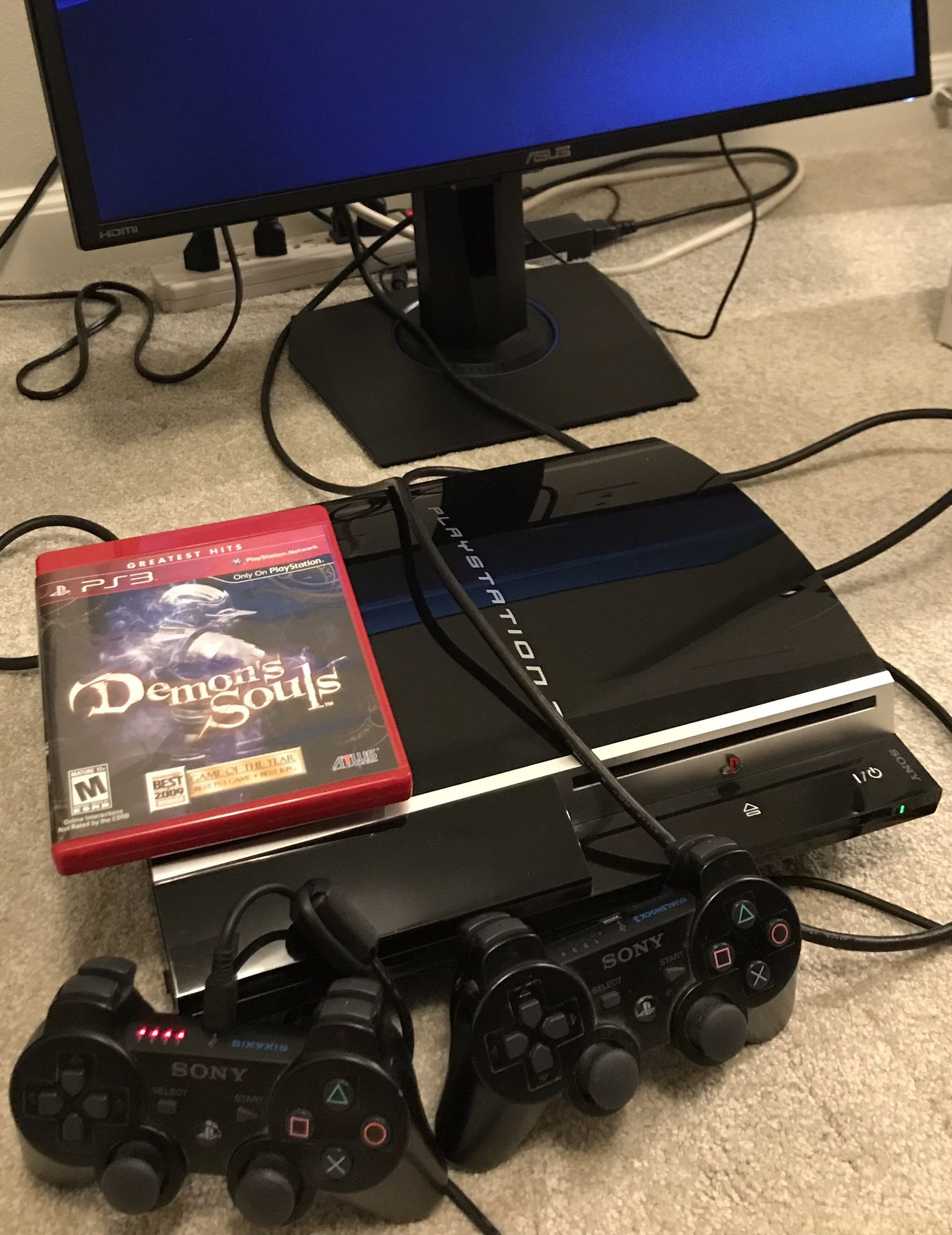 PS3. PlayStation 3. 40gb H01. 2 USB ports in front. GAME SOLD for Sale ...