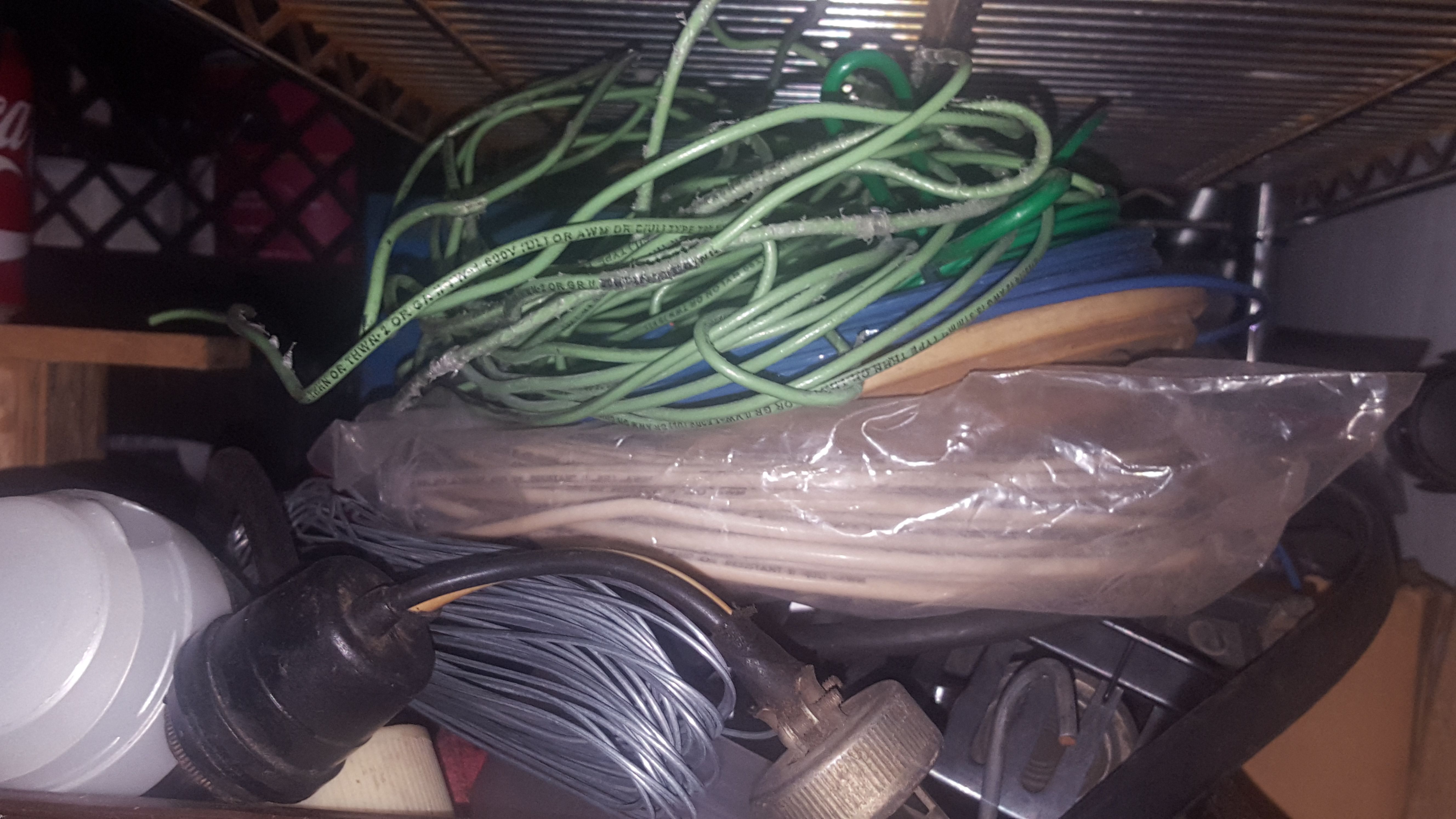 Electrical. Copper wire, conduit solid & flex, outlets, romex 12/3, and ...