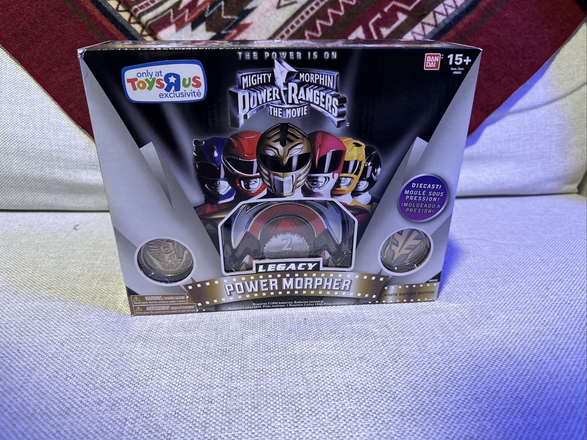 Mighty Morphin Power Rangers White Ranger Morpher