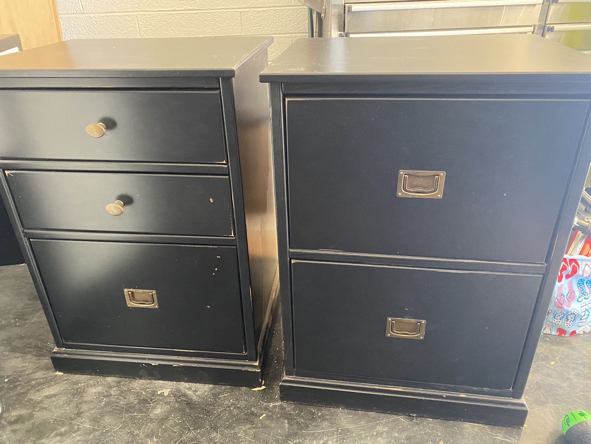 Pottery Barn Bedford Cabinets - Desk Or Side Tables! for Sale in ...