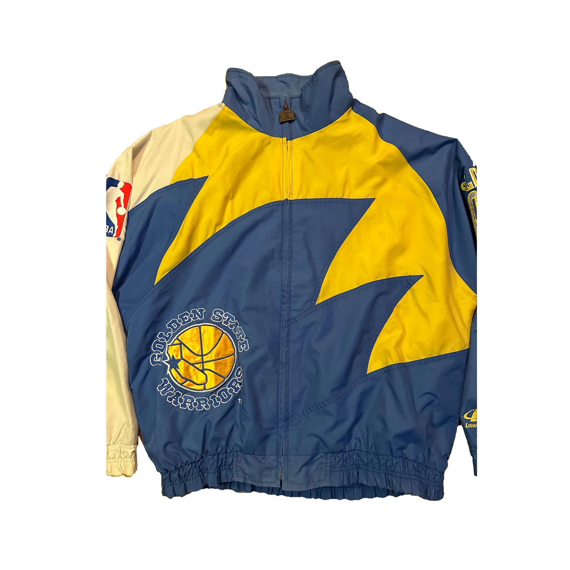 Vintage Golden State Warriors Logo Athletic Sharktooth Jacket Sz XL for ...