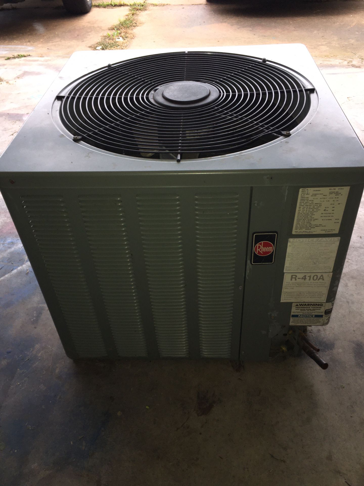 RHEEM 3 ton condenser for Sale in Broken Arrow, OK - OfferUp