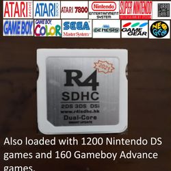 R4 Card with 4500 retro games and 1200 ds games and 160 gba games for Sale in Port Griffith PA OfferUp