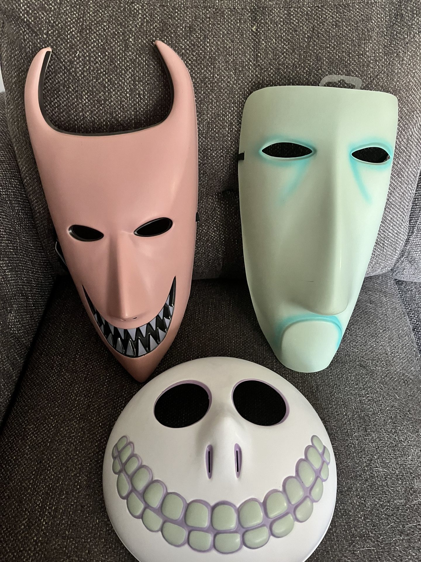 Nightmare Before Christmas Lock Shock And Barrel Masks