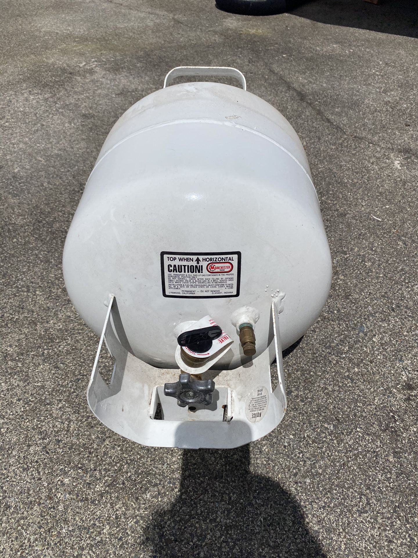 Manchester 20lb Horizontal RV / Truck camper Propane Tank for Sale in ...