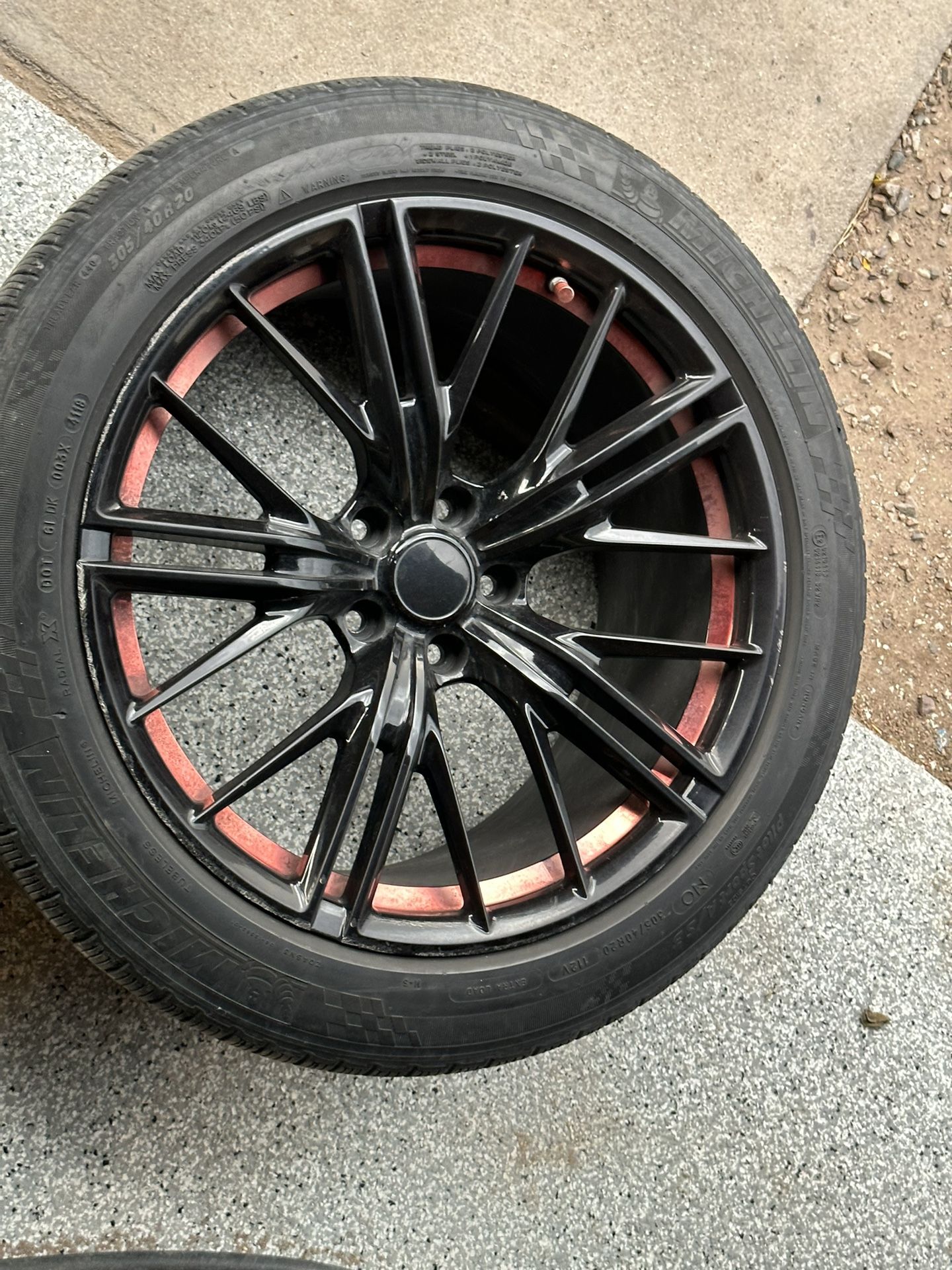 Performance Replicas PR194 Gloss Black MACHINED Wheel with Aluminum (20 ...