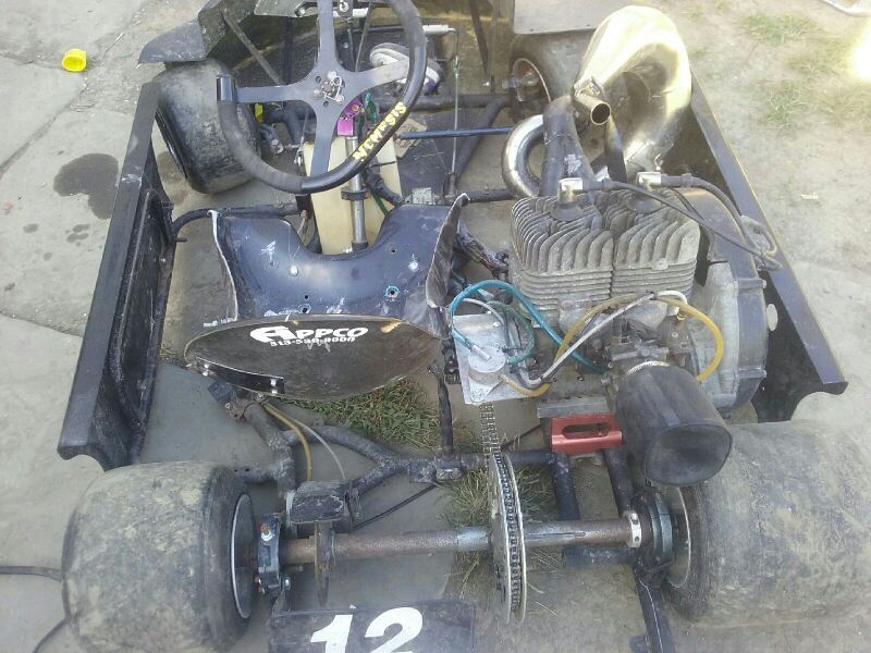 Snowmobile Powered Go Kart