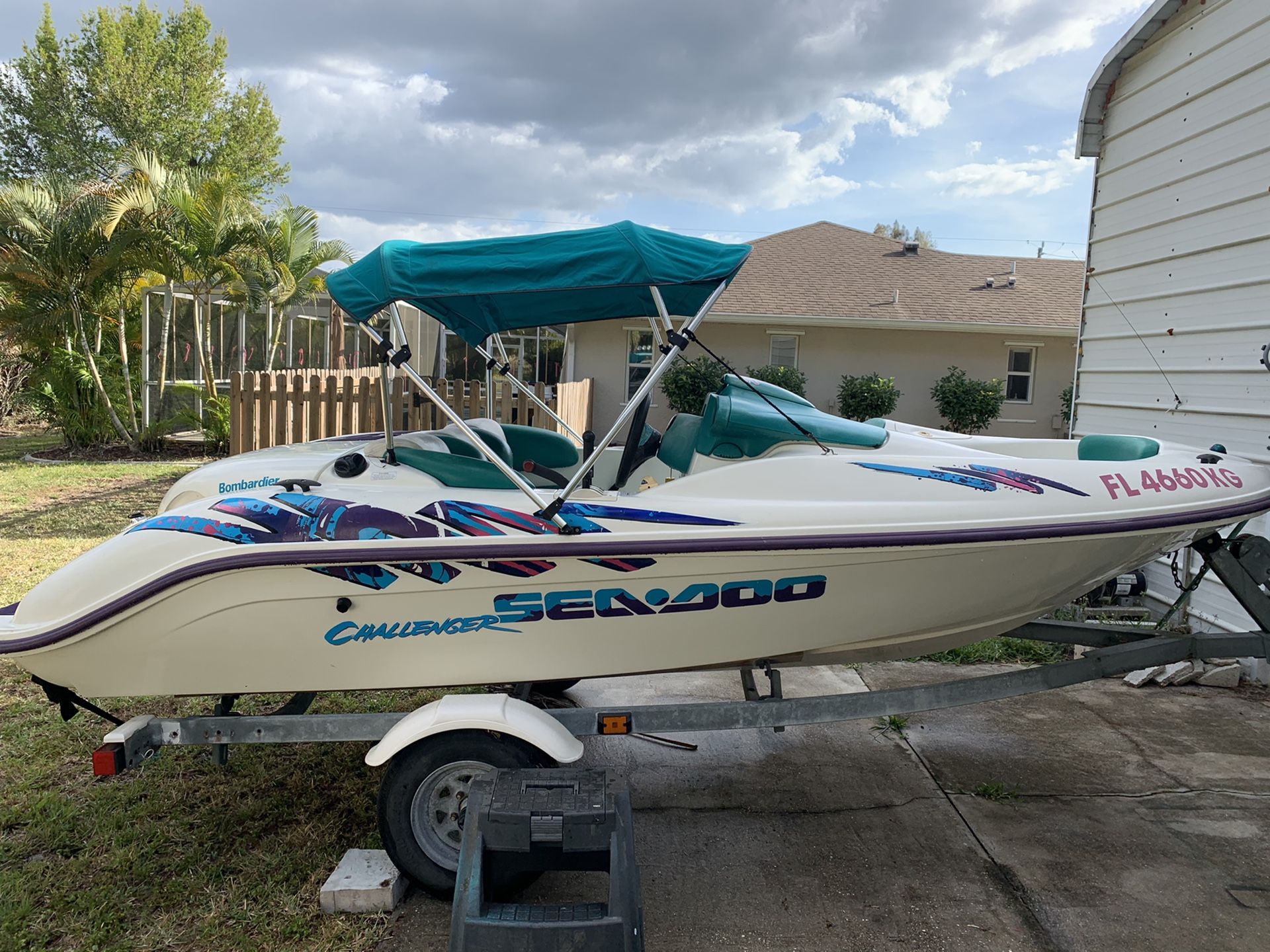 97 Sea Doo Challenger Jet Boat for Sale in Port Charlotte, FL - OfferUp