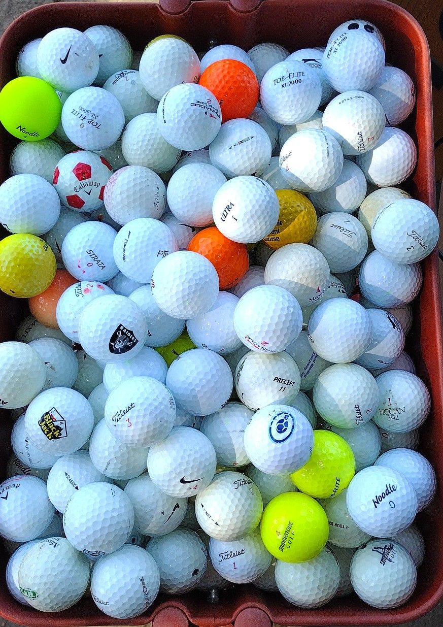 Bulk Mixed Used Recycled Golf Balls. 50 For $20 and 100 For $35 for ...