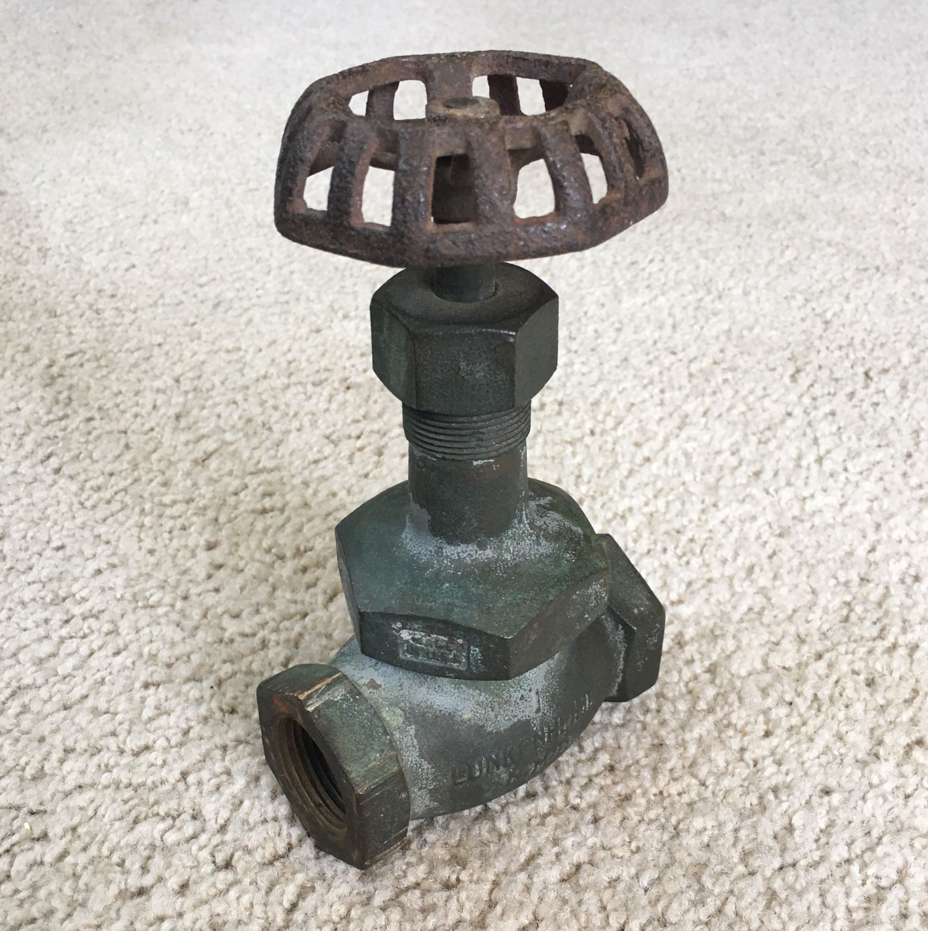Vintage LUNKENHEIMER N-M-D 1” Brass Globe Valve Fig. 123-20 Made in USA ...