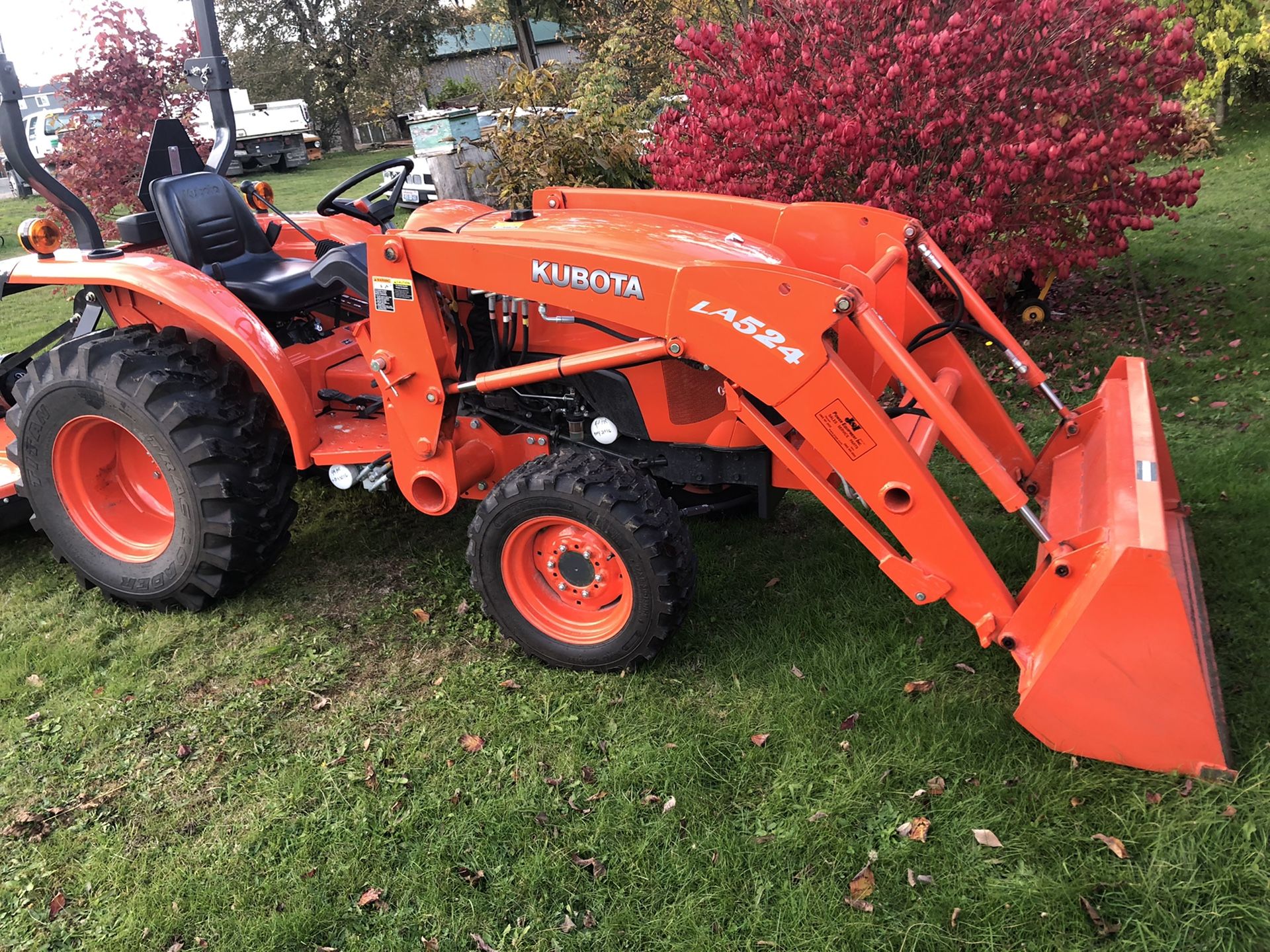 Kubota L3200 loader and brush hog for Sale in Kent, WA - OfferUp