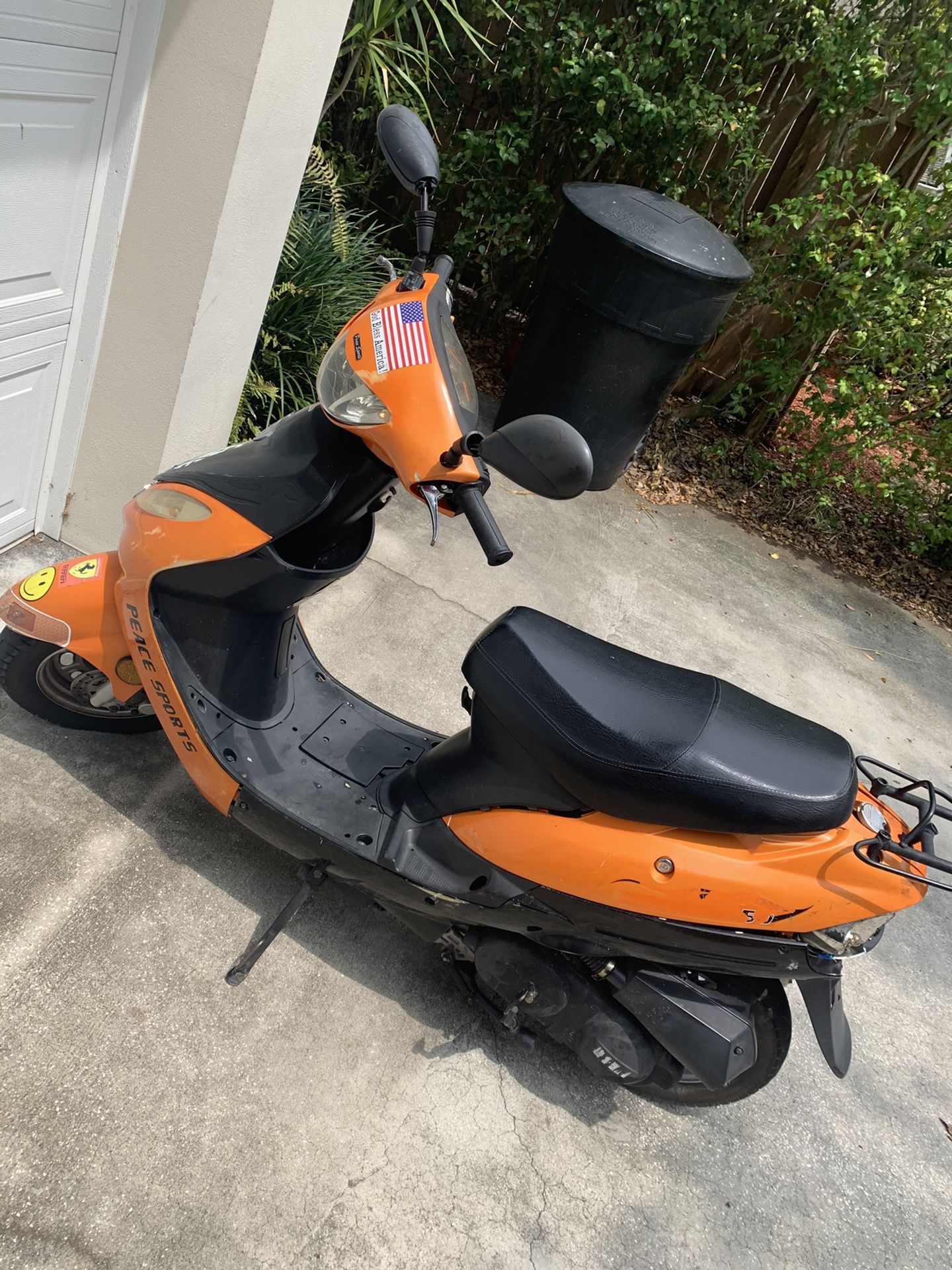 2016 Peace Sports 50cc scooter With Title for Sale in St. Petersburg ...