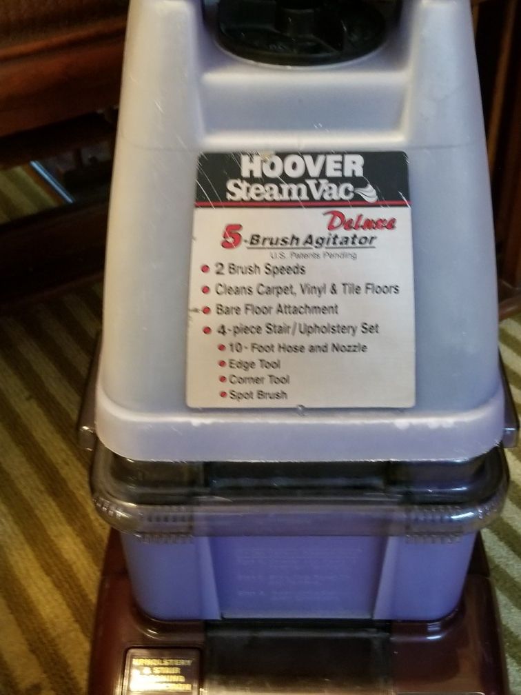 Hoover Steam Vac Carpet Tile Vinyl Floor Cleaner for Sale in Port St ...