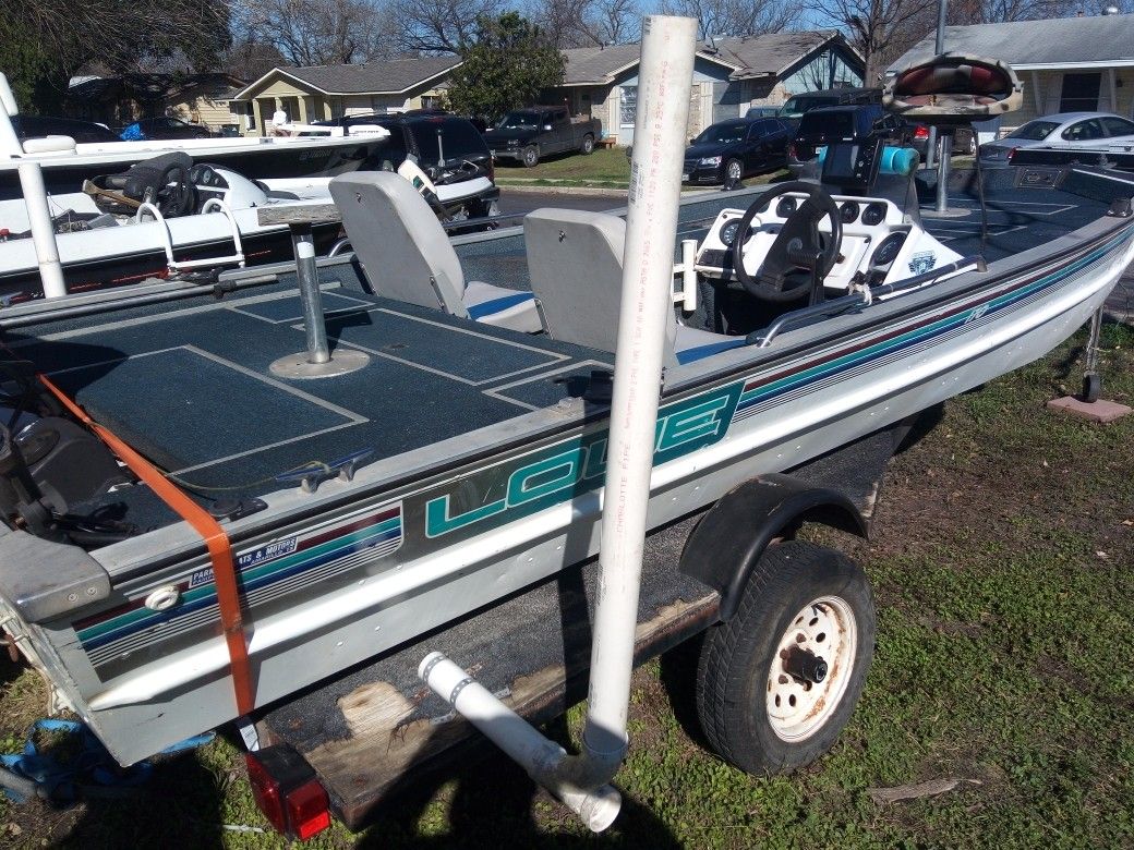 1997 Lowe Aluminum 17 ft boat for Sale in San Antonio, TX - OfferUp