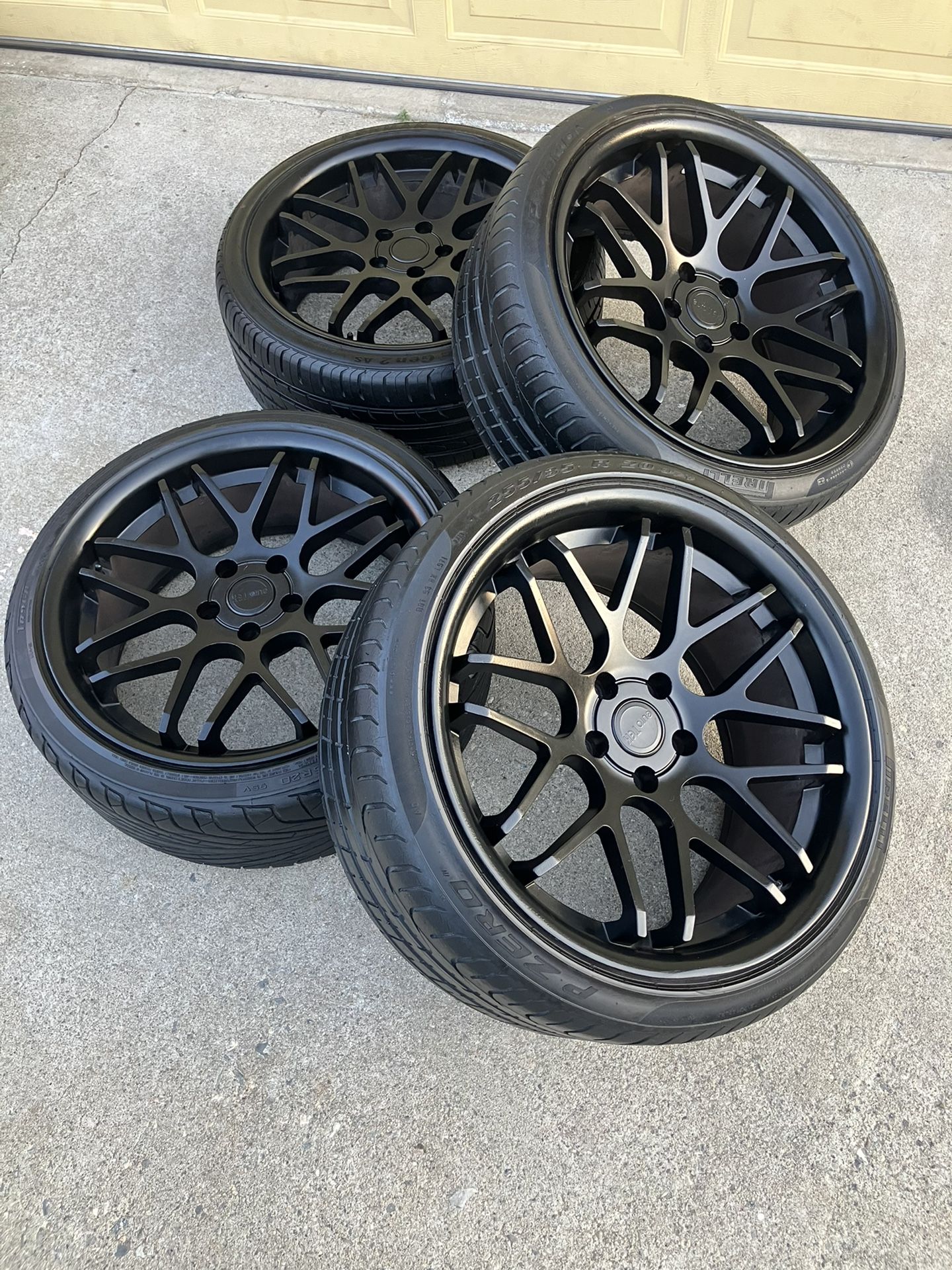 Rims 20 Black Wheels 5x120 FOR Bmw Acura Cadillac Camaro Impala Malibu ...