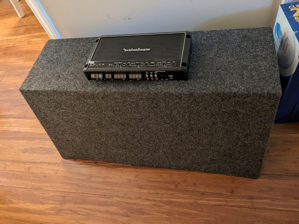 2x 12" Sub, Box, And amplifier for Sale in Raleigh, NC - OfferUp