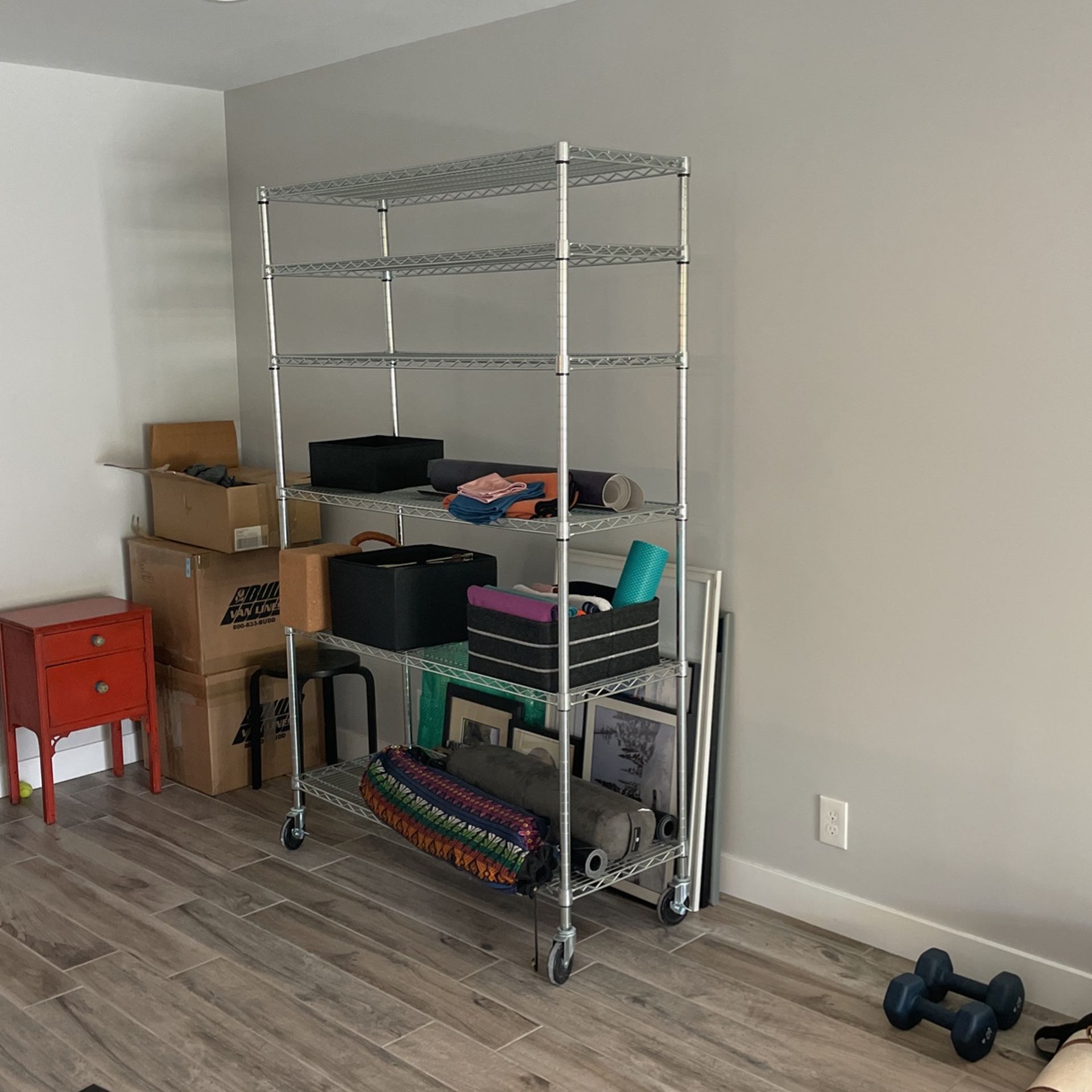 Wire Rack With Wheels for Sale in Scottsdale, AZ - OfferUp