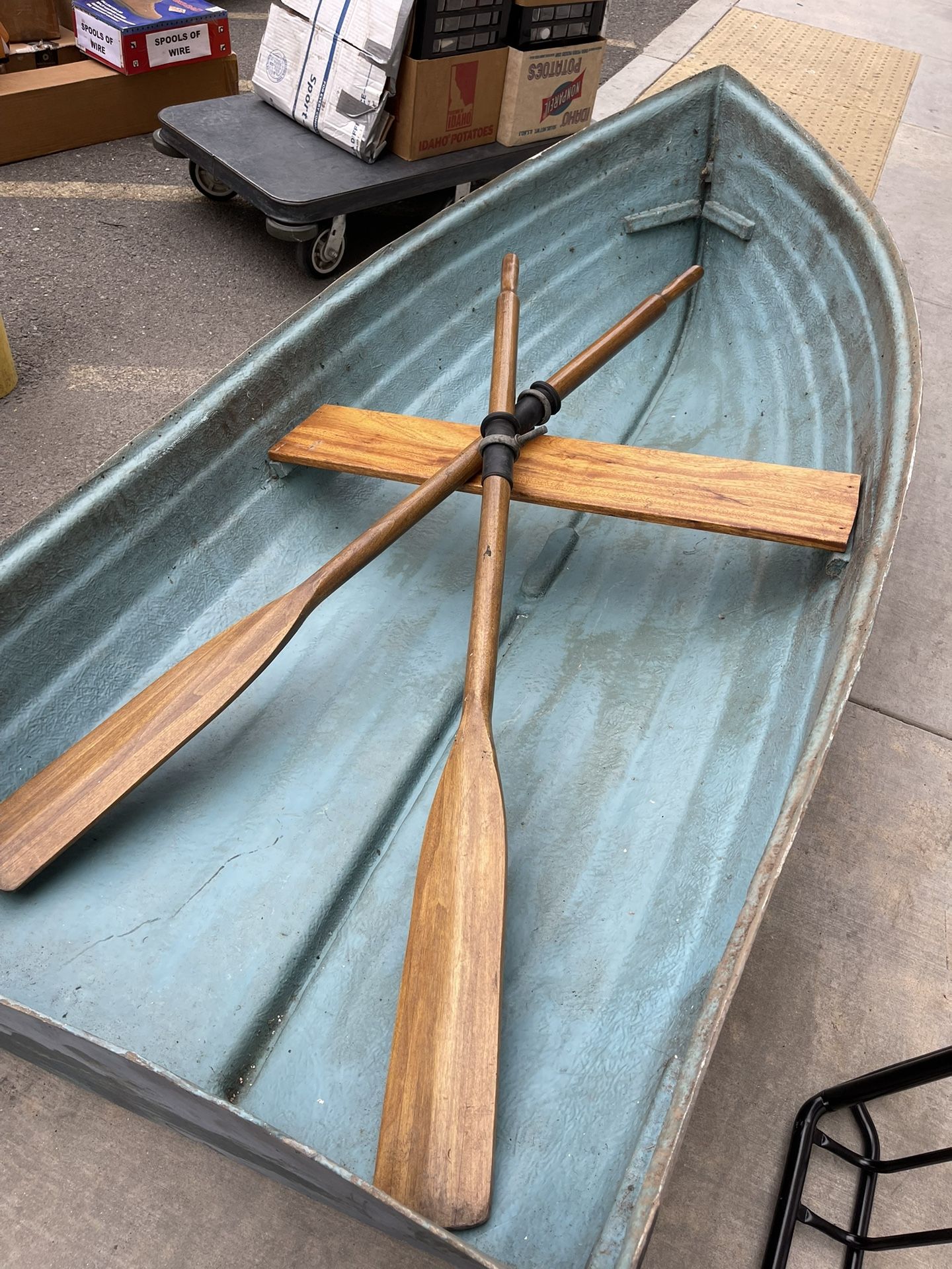 Fiberglass Row boat Paddle Boat for Sale in Orange, CA - OfferUp