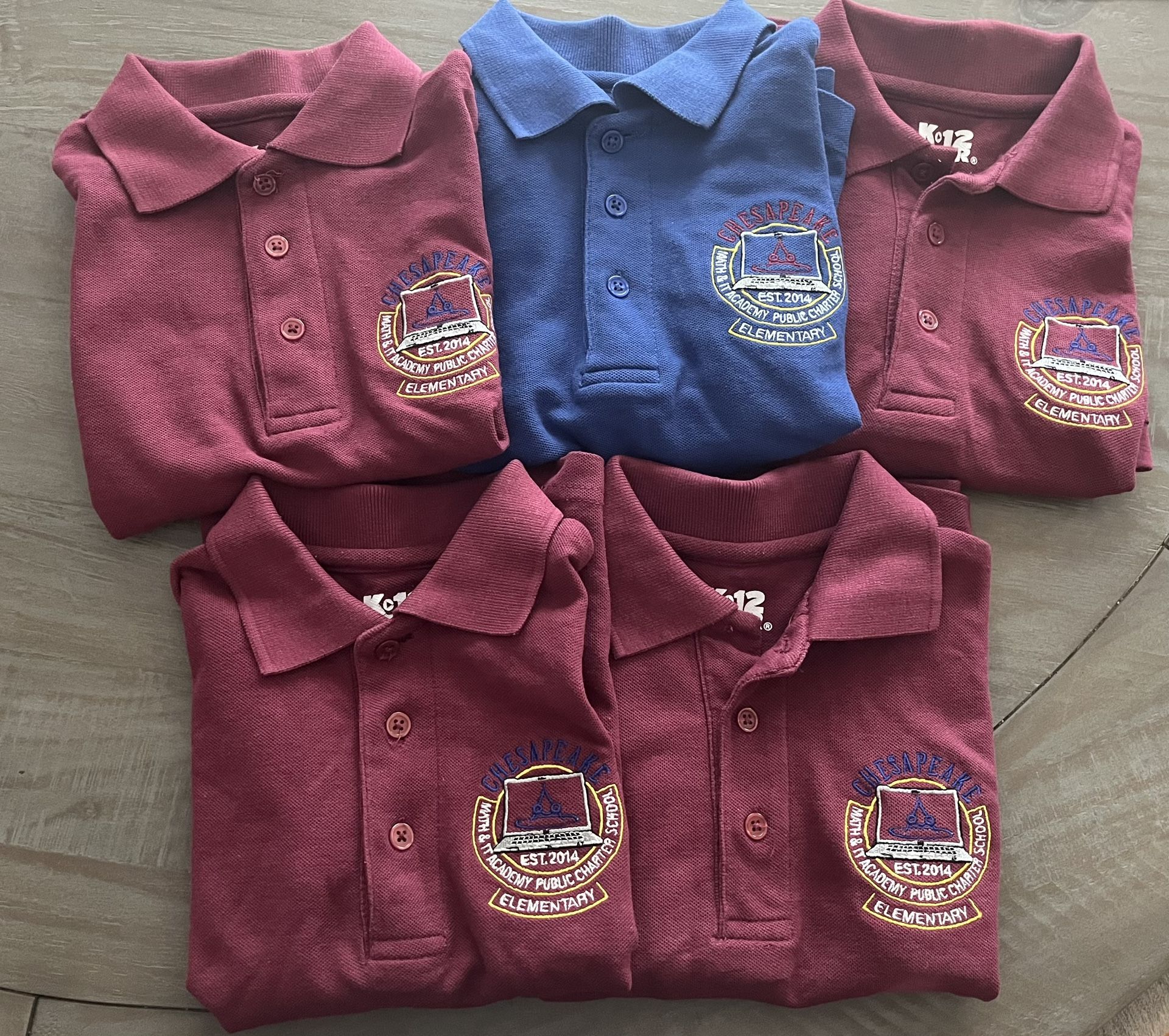 Chesapeake Math & IT (CMIT) North Elementary School Uniform Polo Shirts ...