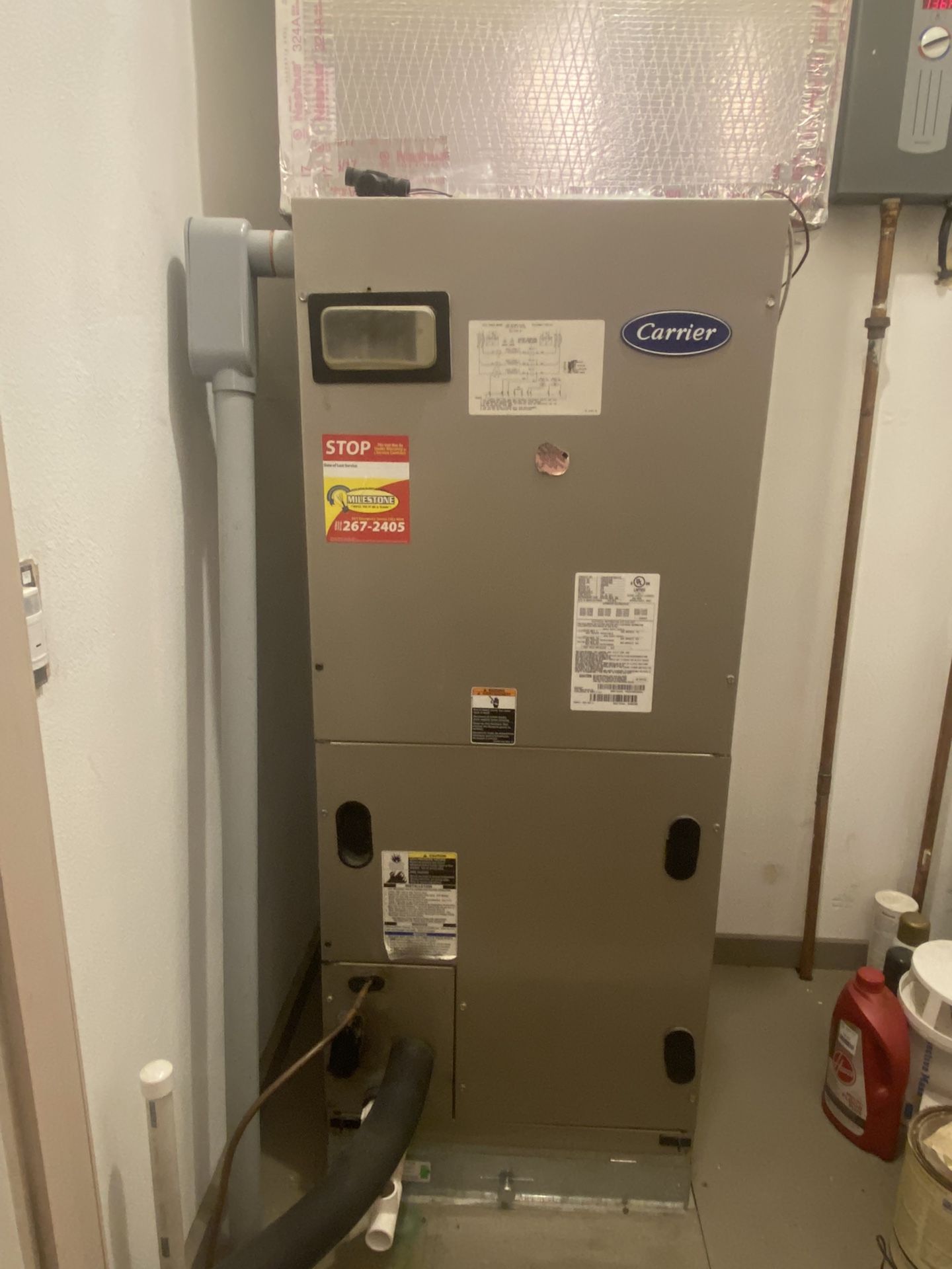 Carrier 4 Ton Air Conditioner Handler Electric Heater for Sale in Red ...