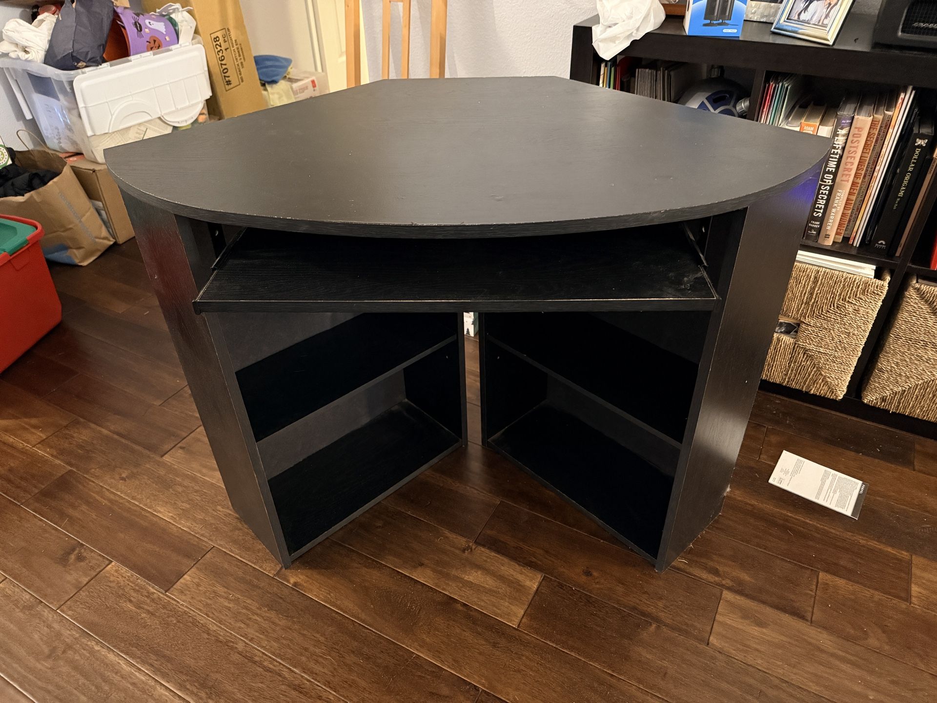 Corner Computer Desk With Shelves for Sale in Brea, CA - OfferUp