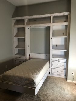 Murphy Bed Queen Size Basic Model 1799 Reclaimed shown is an upgrade custom for Sale in Phoenix AZ OfferUp