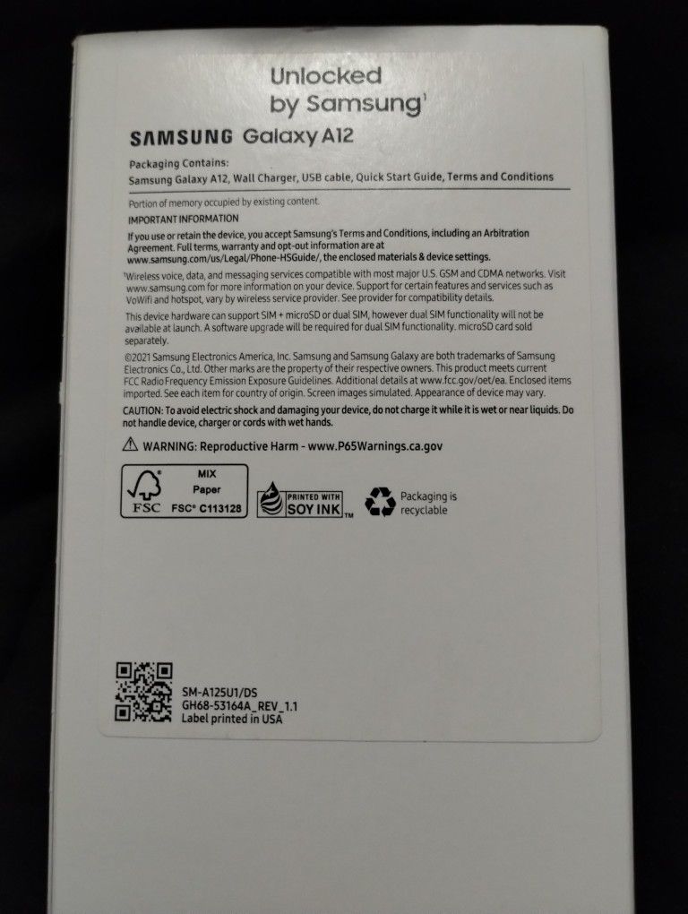 Galaxy A12 - New In Unopened Box for Sale in Peoria, AZ - OfferUp