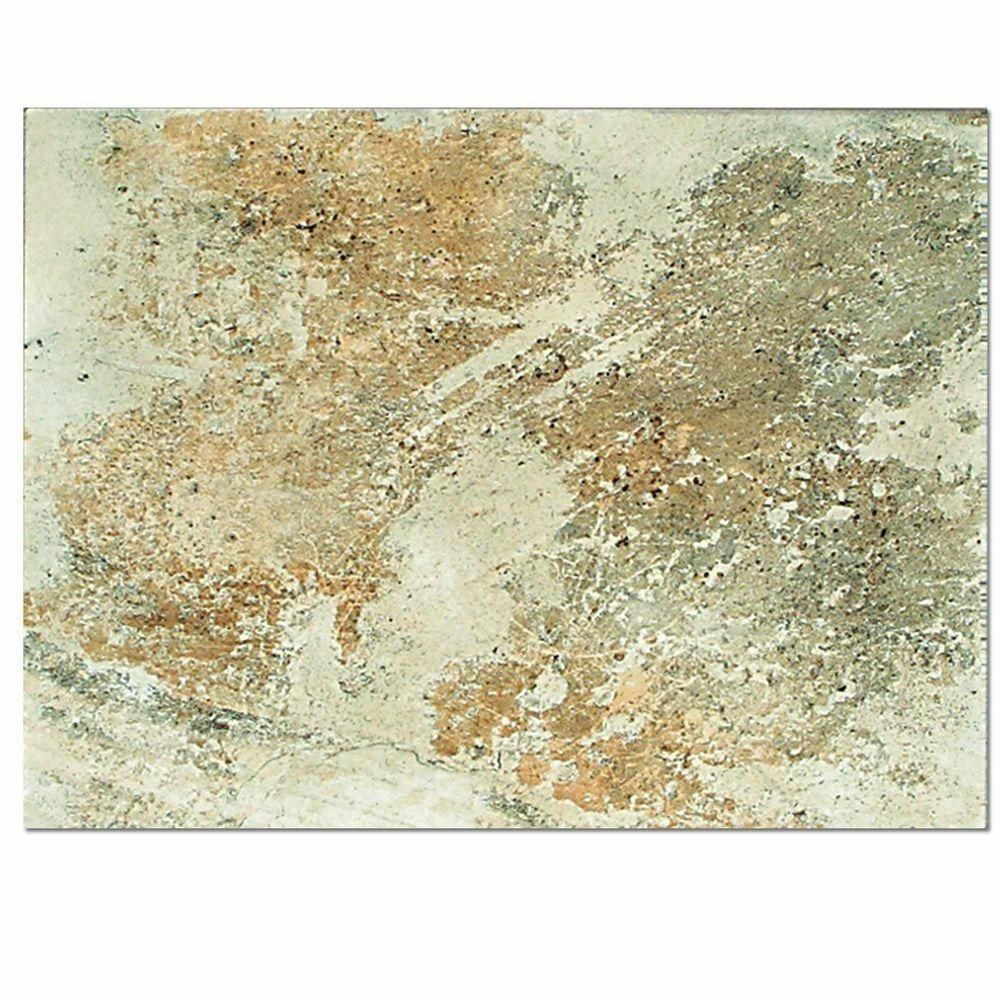 DALTILE Folkstone Slate Sandy Beach Ceramic Tile 11.25 Sq. Ft. Per Case ...