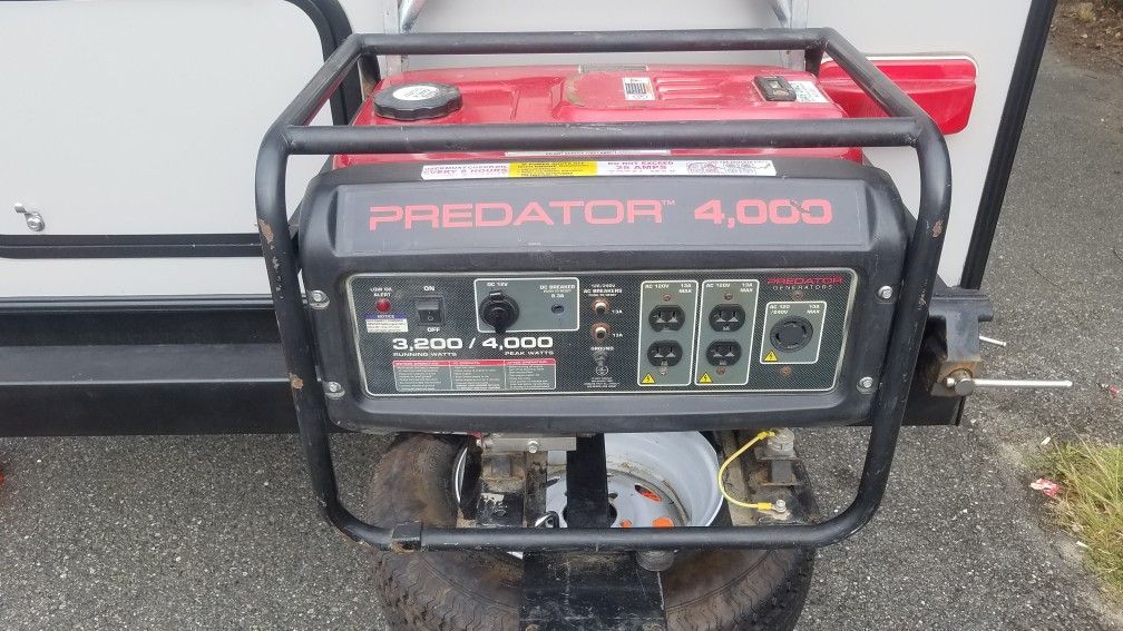 Predator 4000 watt generator for Sale in Everett, WA - OfferUp
