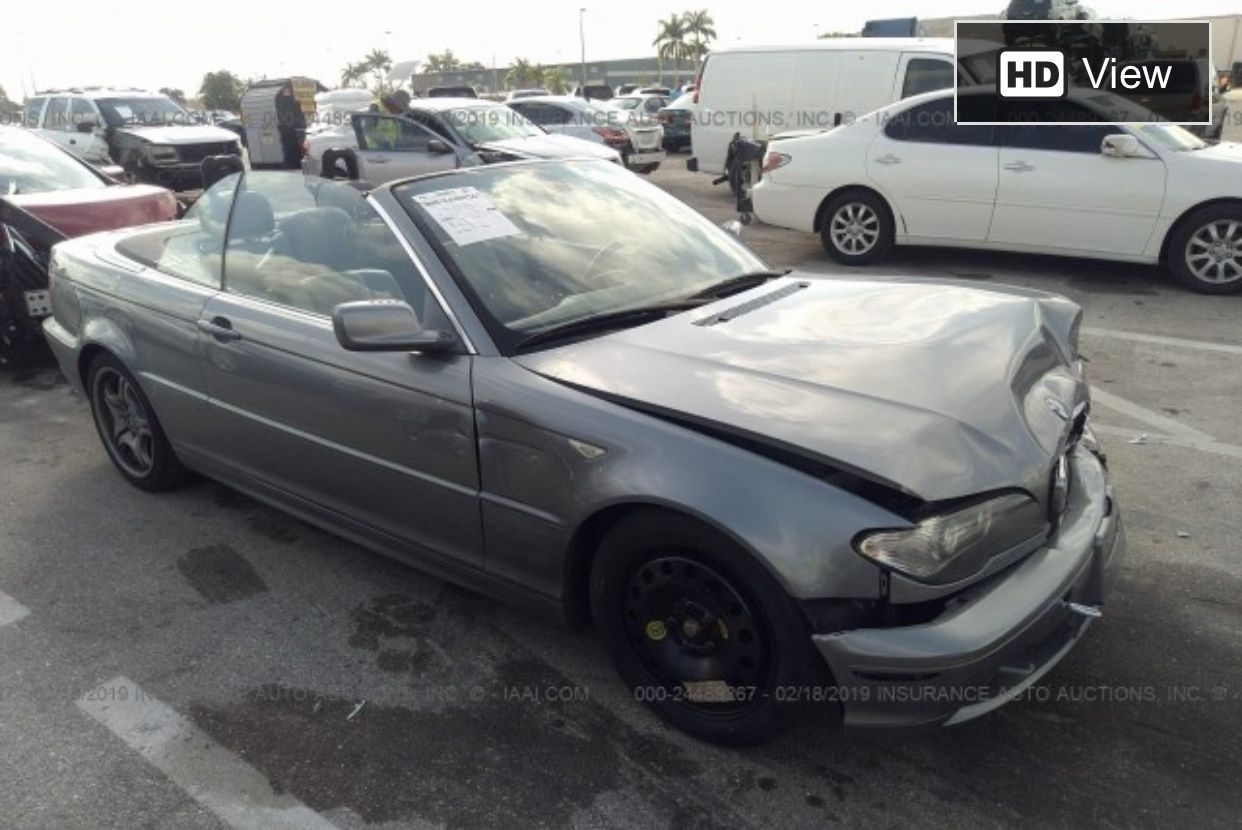 2000 - 2006 BMW 330ci CONVERTIBLE FOR PARTS / e46 / m54 / 330ci 325ci ...